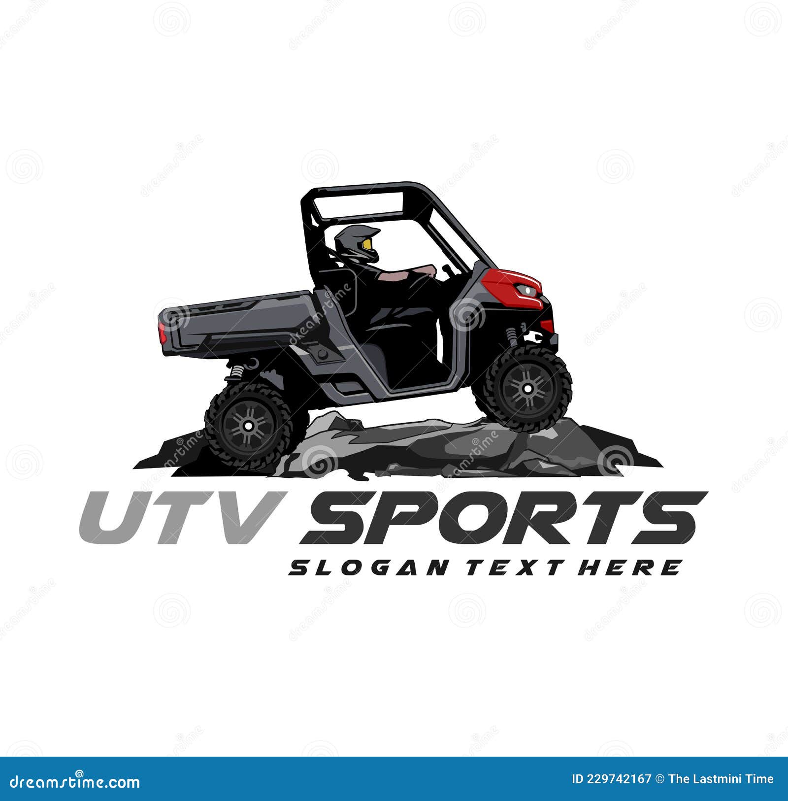 Design des utv-Logos vektor abbildung. Illustration von abbildung ...