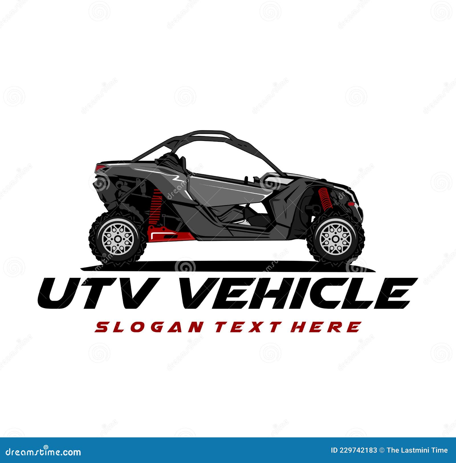 Design des utv-Logos vektor abbildung. Illustration von schmutzig ...