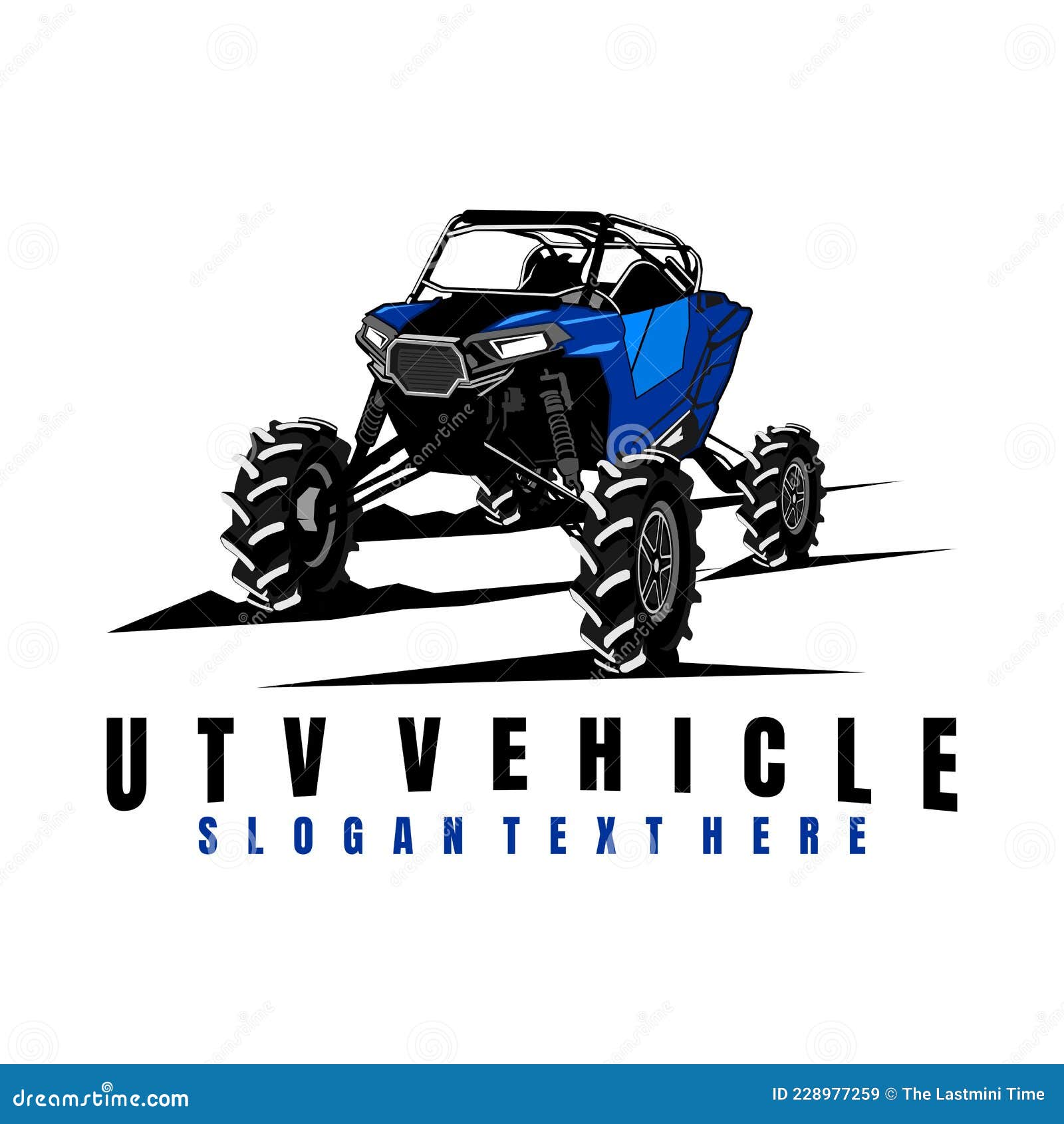Design des utv-Logos vektor abbildung. Illustration von abzeichen ...