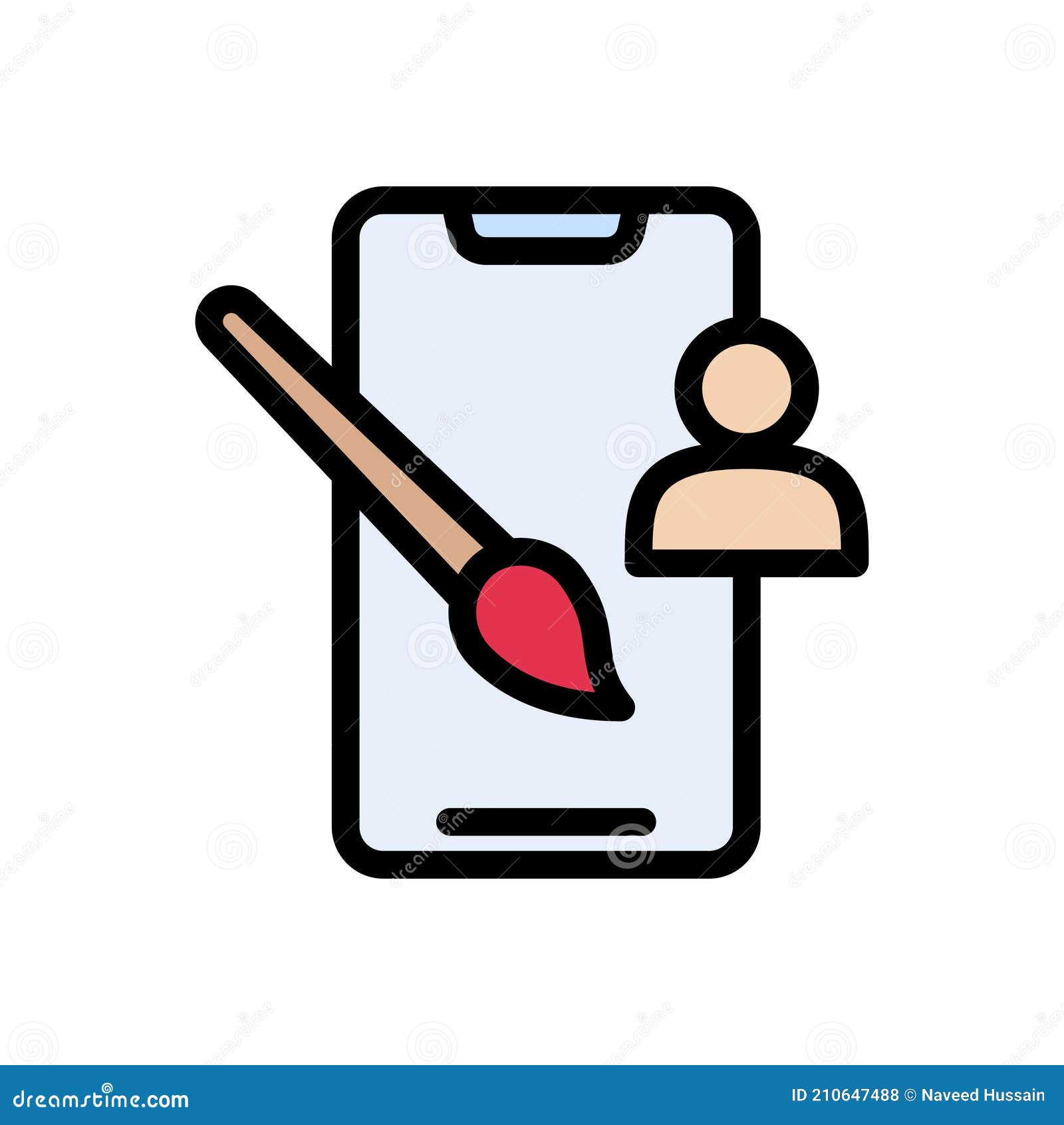 Design stock vector. Illustration of line, social, vector - 210647488