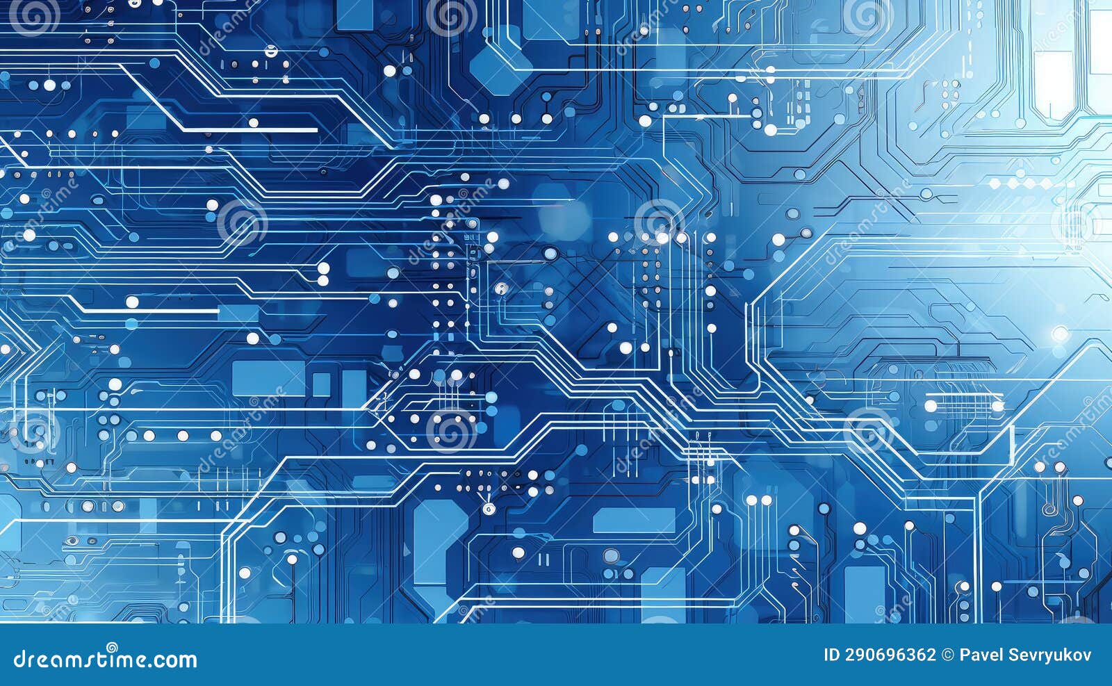 Design Digital Blueprint Abstract Stock Illustration - Illustration of ...