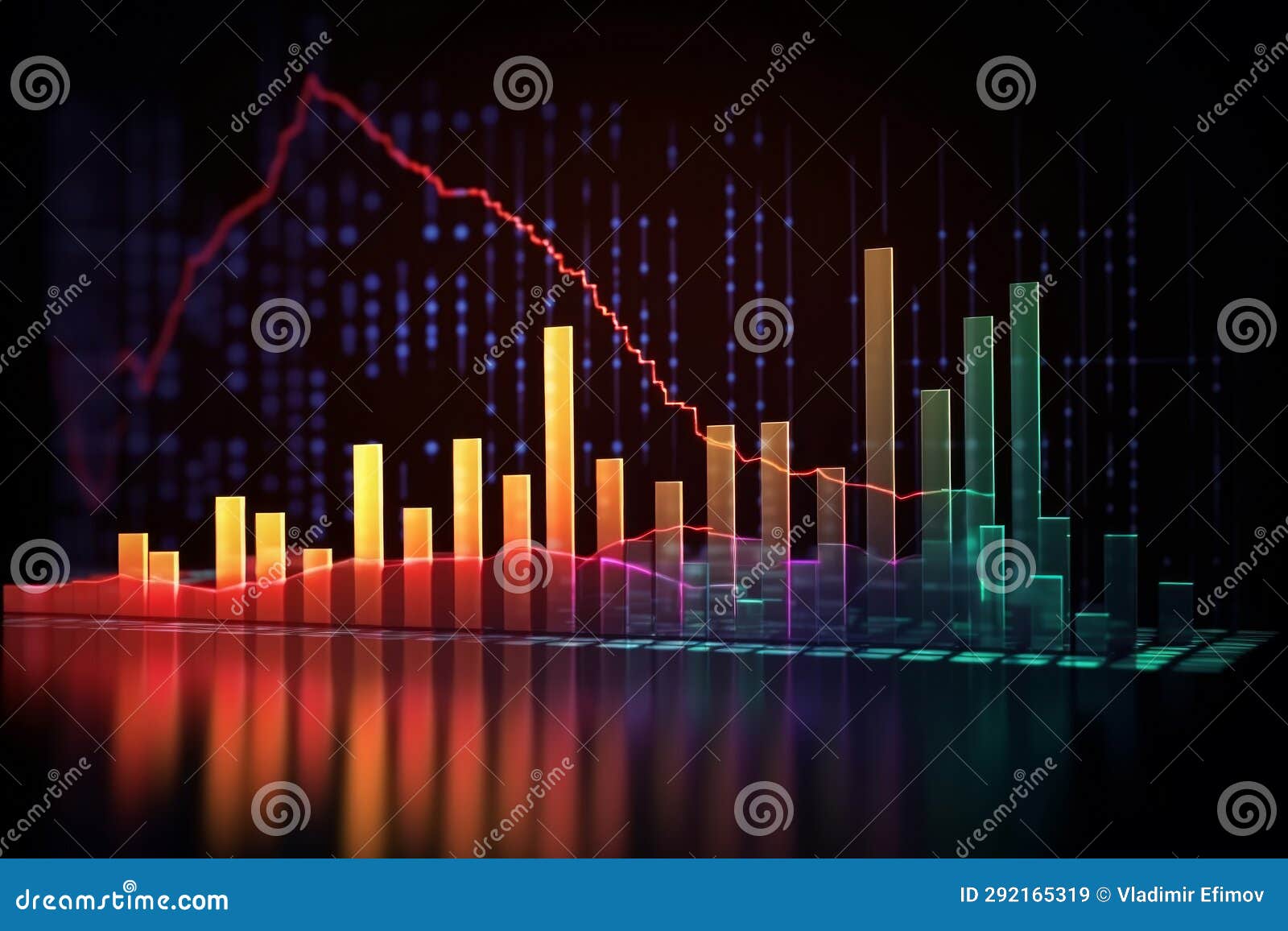 Design of Digital Graphs and Statistical Data for the Market. the ...