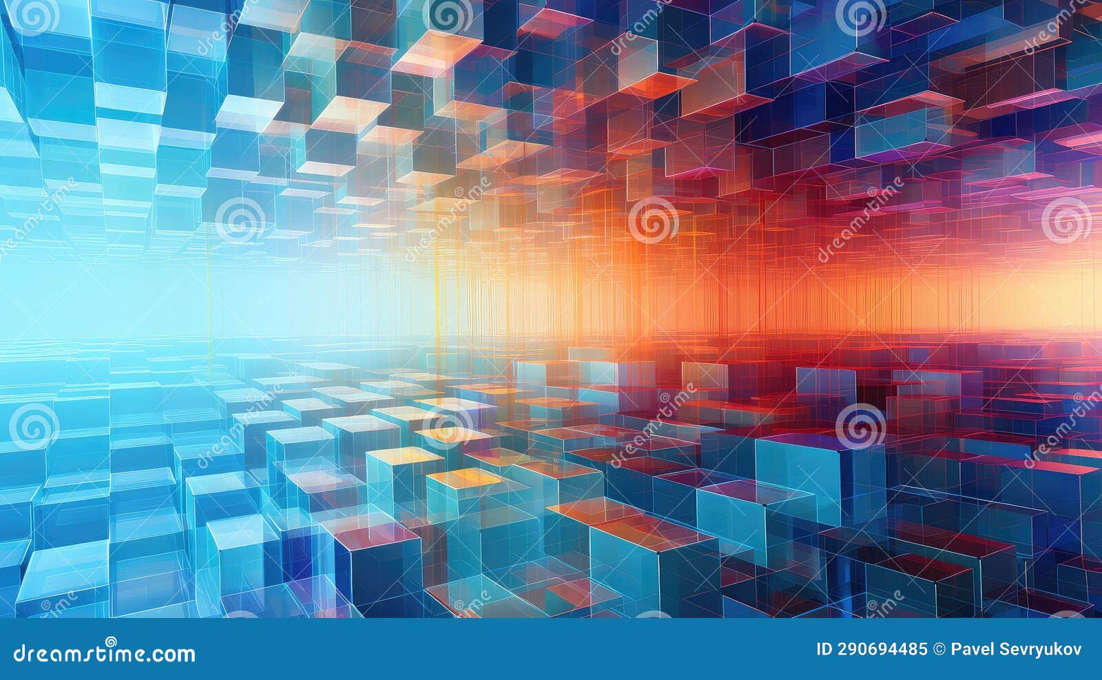 Design Dimensional Exploration Abstract Stock Illustration ...