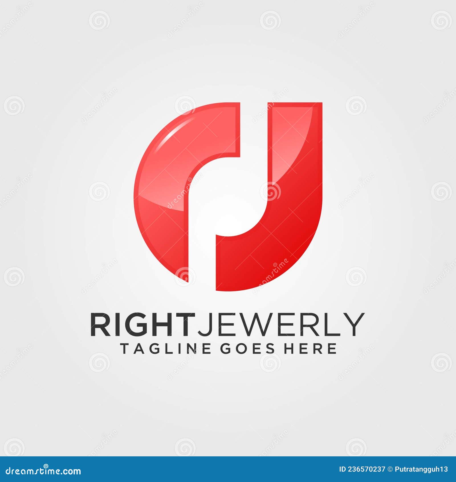 Design Do Logotipo Da Letra Rj Ilustração do Vetor - Ilustração de ...