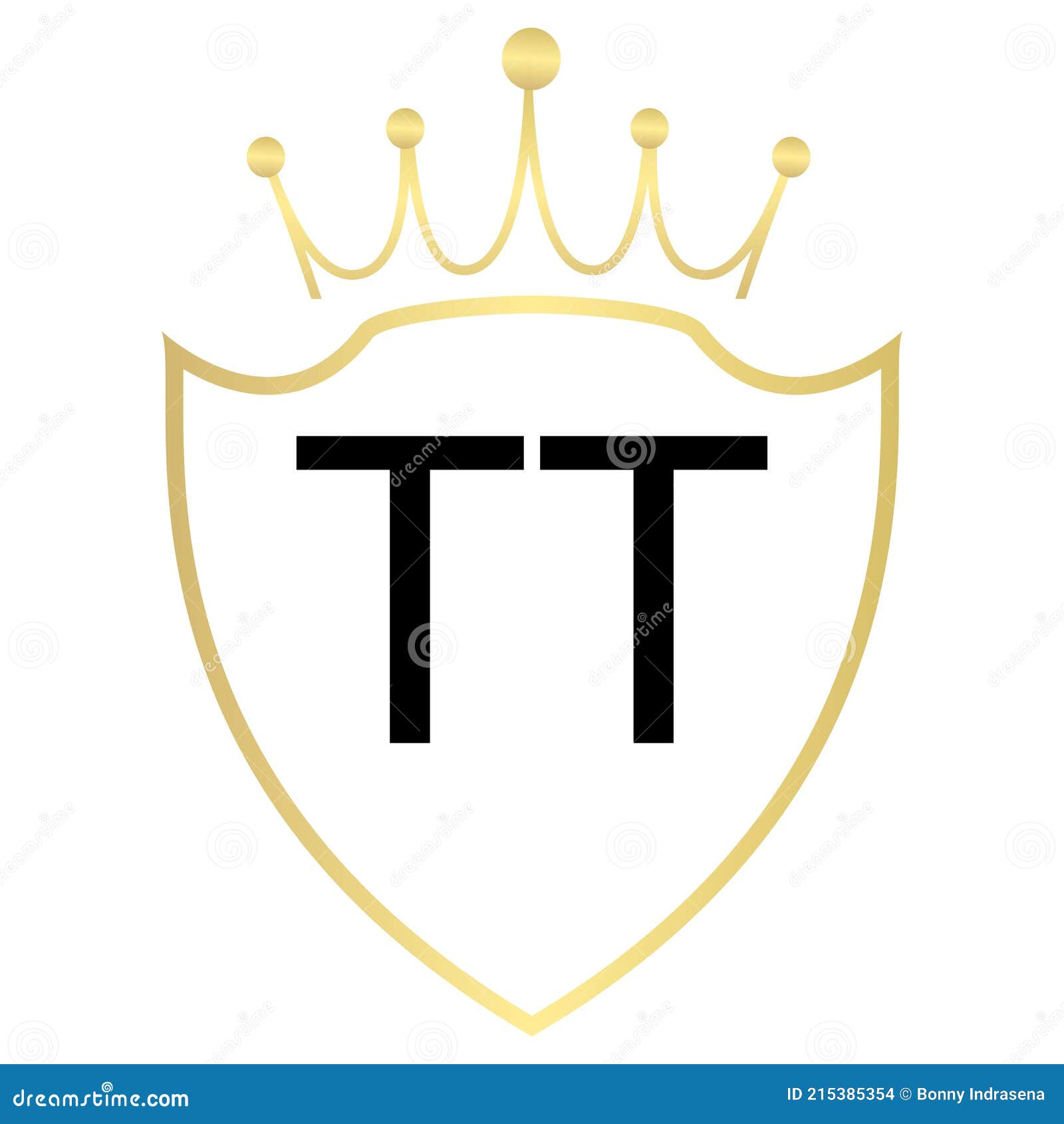 Design Do Logotipo Da Letra Tt Com Estilo Simples Ilustração do Vetor ...