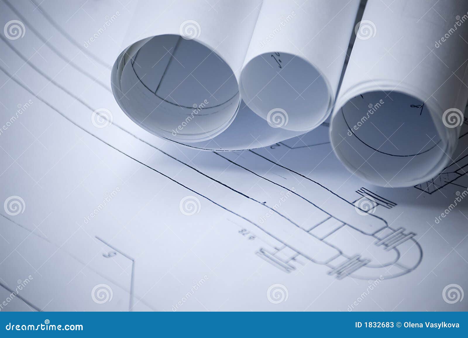 Design draft stock image. Image of paper, tools, freedom - 1832683