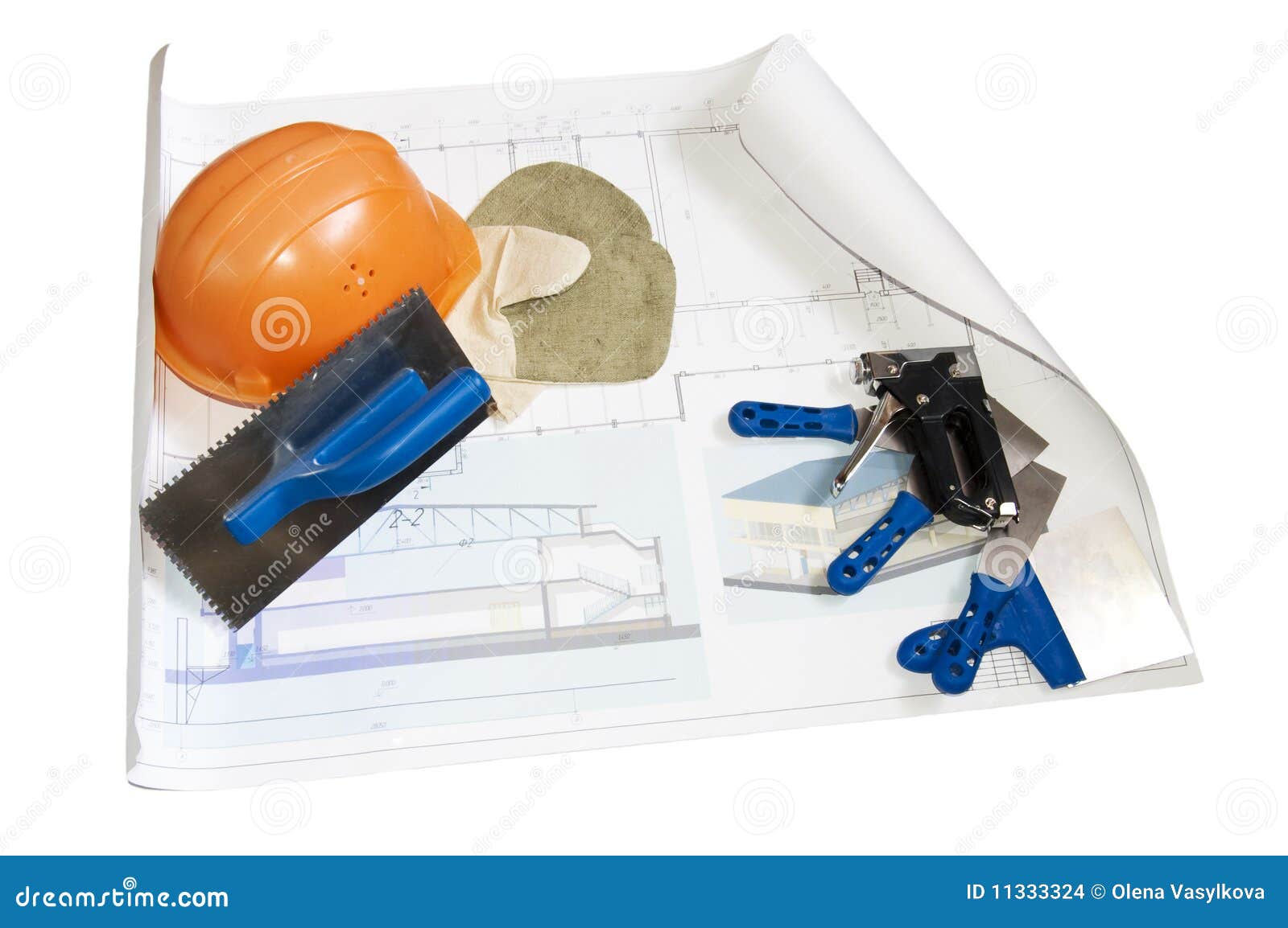 Design draft papers stock photo. Image of engineering - 11333324