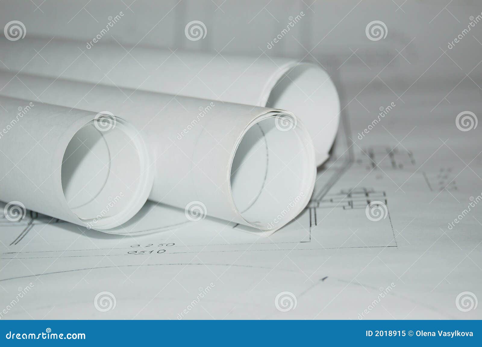 Design draft papers stock image. Image of contractor, sketch - 2018915