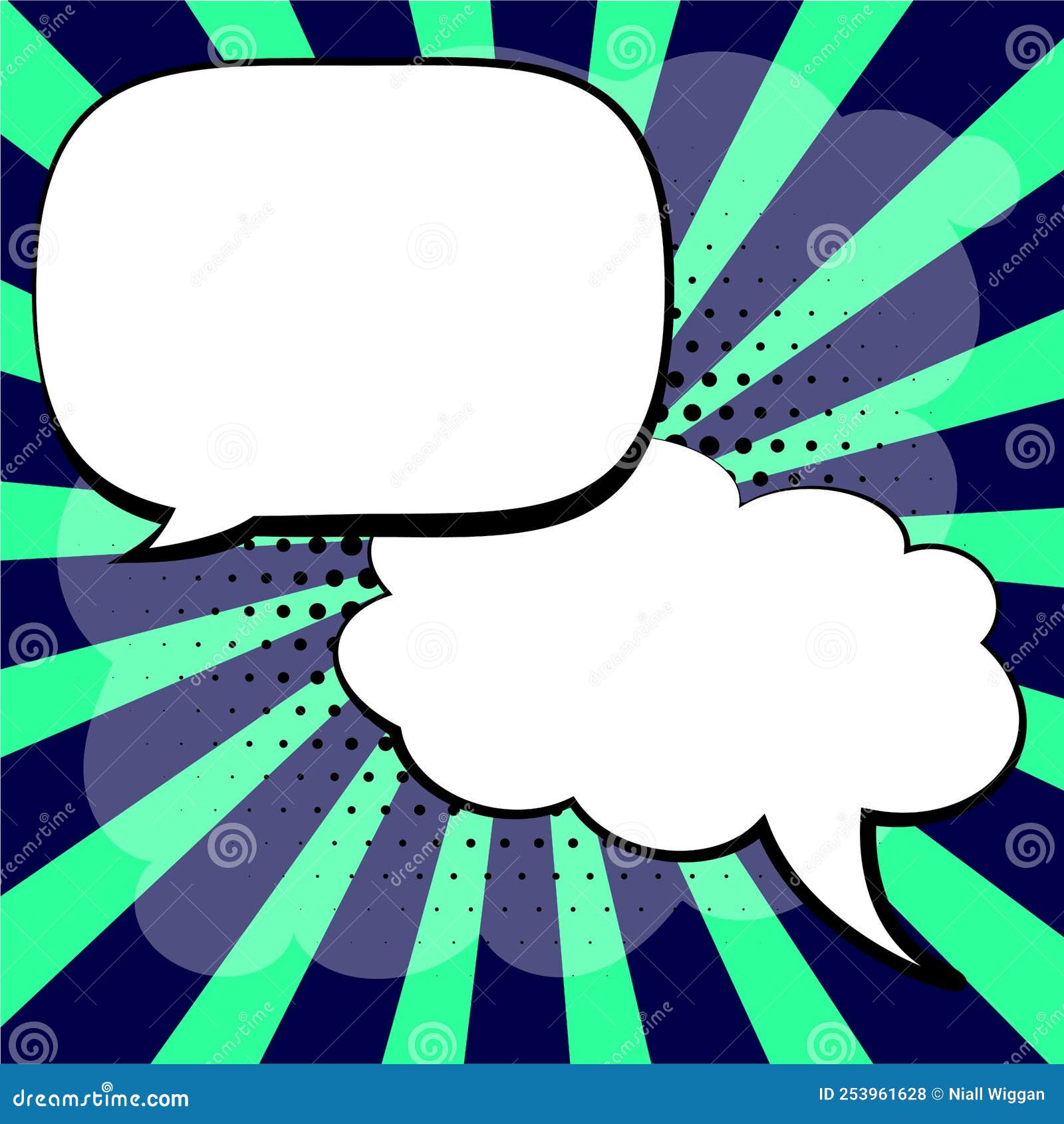 Comics Design Frames. Beautiful Photo Frame Set with Boom Bubbles for ...