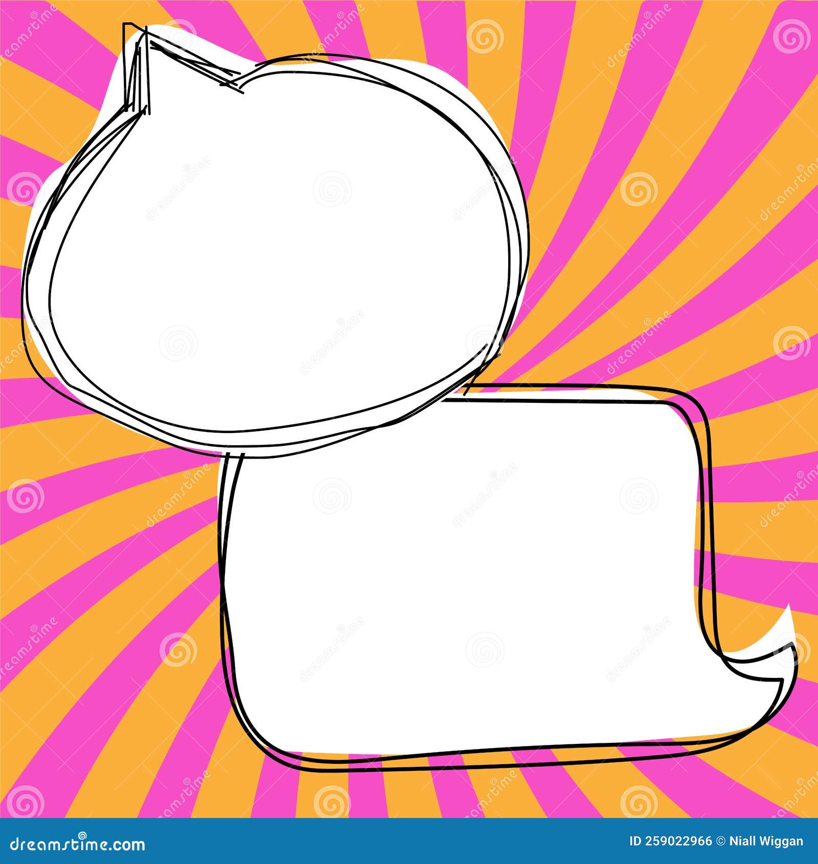 Comics Design Frames. Beautiful Photo Frame Set with Boom Bubbles for ...