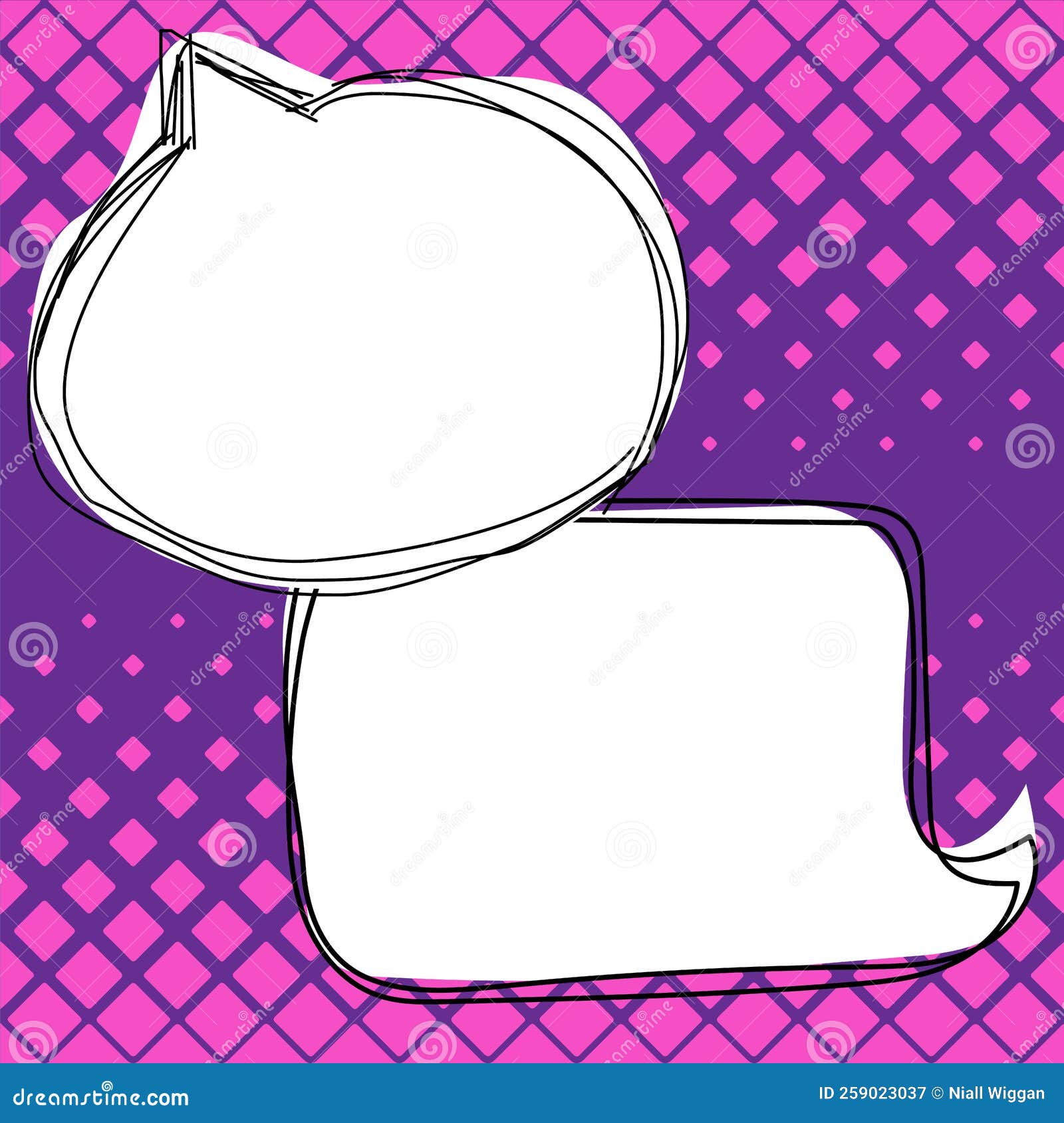 Comics Design Frames. Beautiful Photo Frame Set with Boom Bubbles for ...