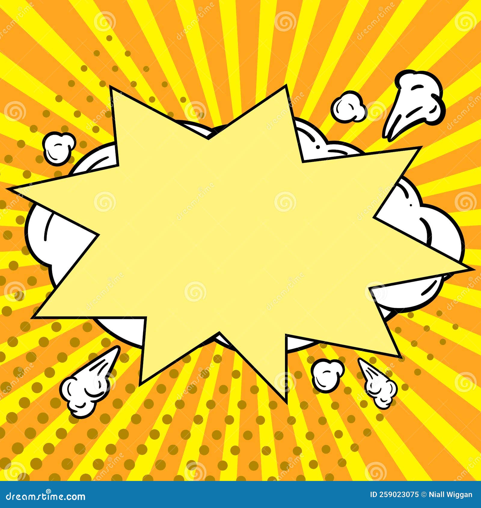 Comics Design Frames. Beautiful Photo Frame Set with Boom Bubbles for ...