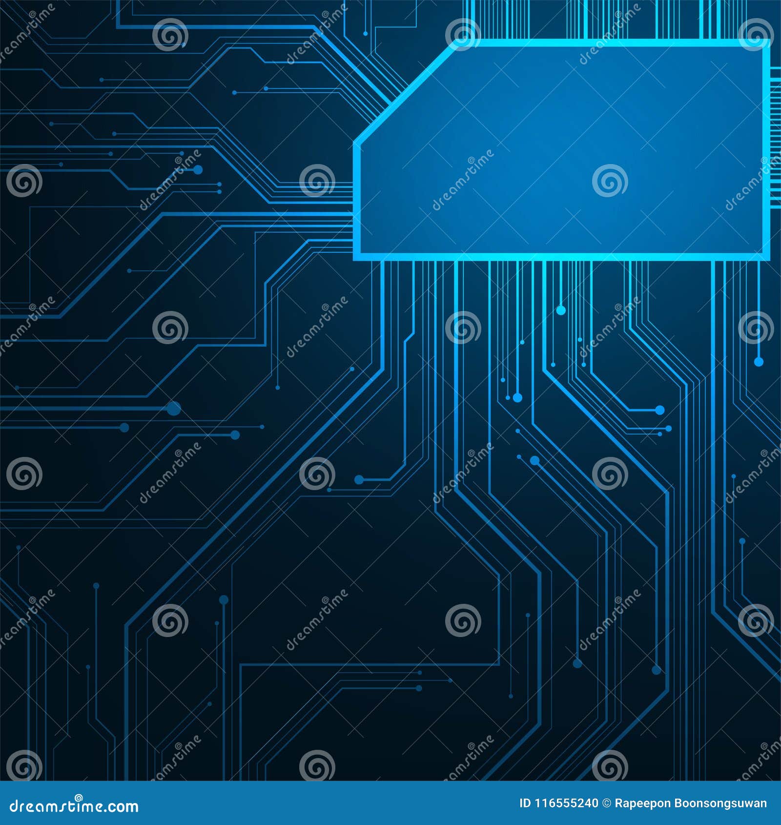 The Design of Electronic Circuits is Complex. Stock Vector ...