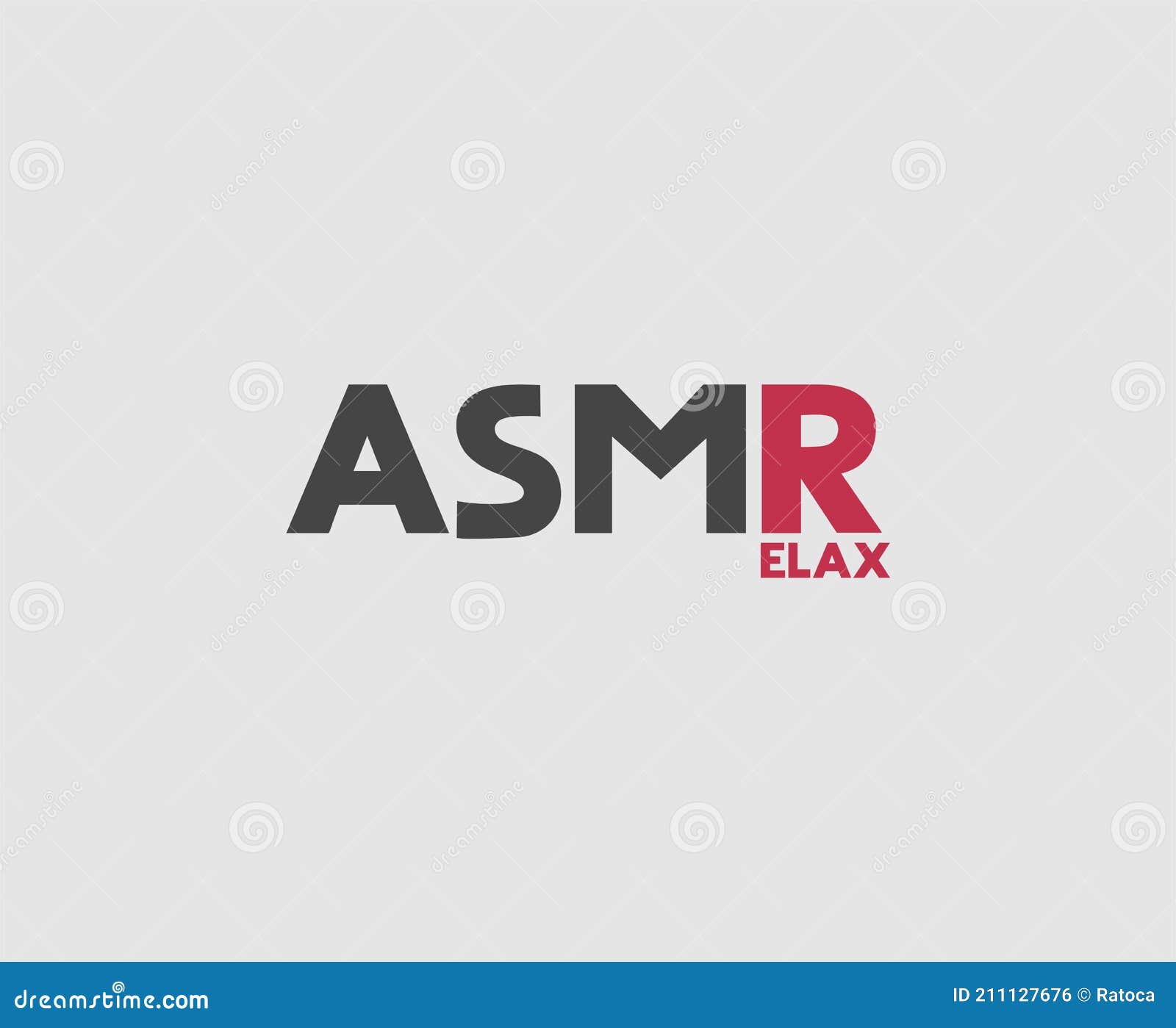 Elegant ASMR symbol stock vector. Illustration of sleep - 211127676