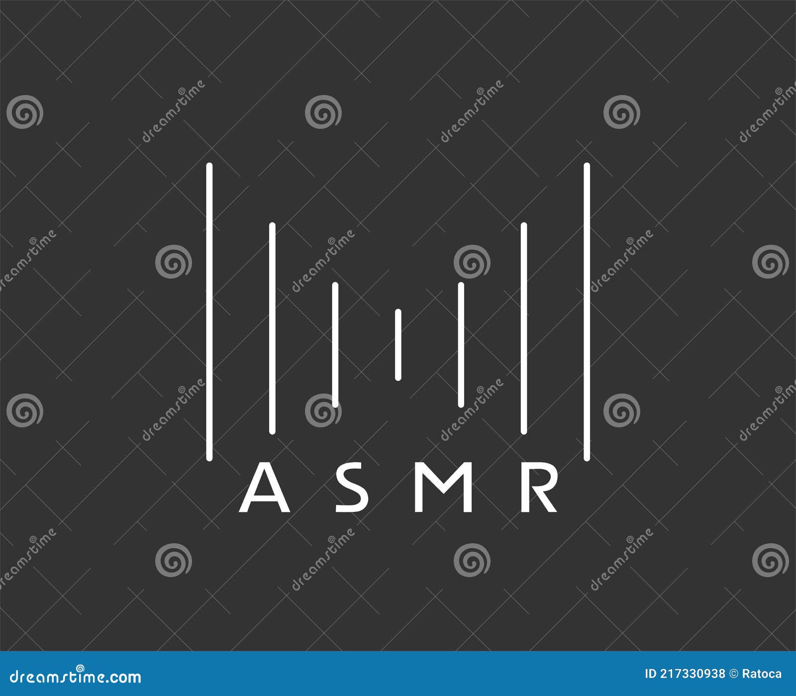 Design of Elegant ASMR Symbol Stock Vector - Illustration of ...