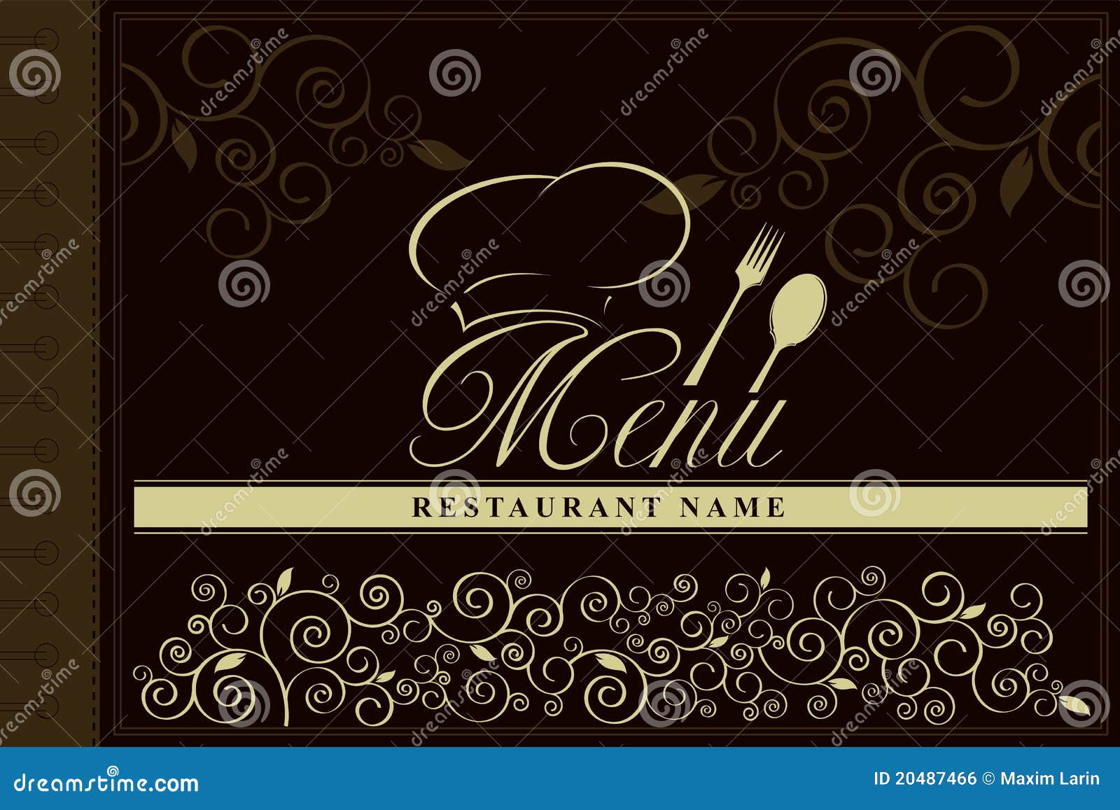 Design an Elegant Menu & Label Stock Vector - Illustration of occasion ...