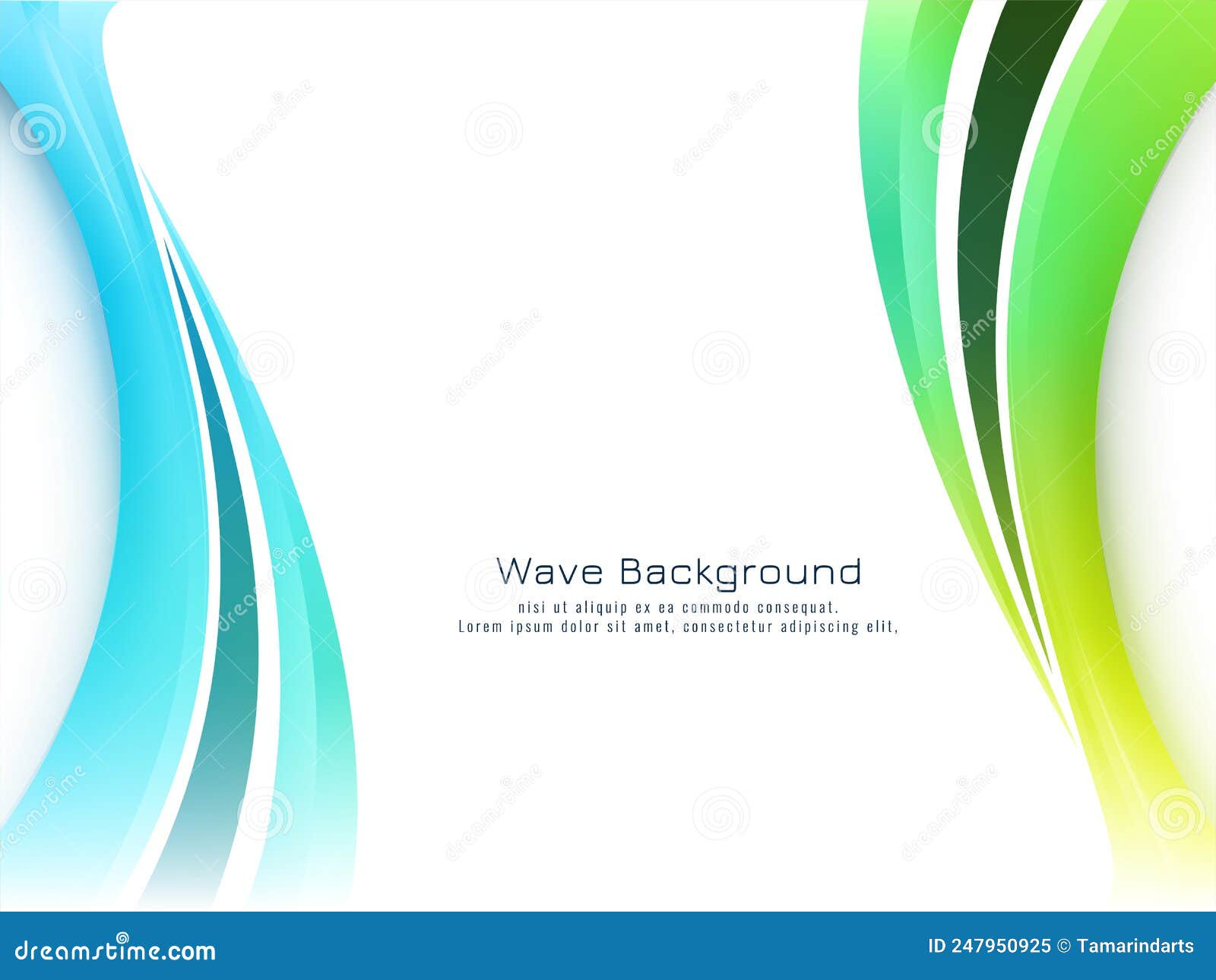 Design Elegante De Onda Colorida E Elegante, Fundo Moderno Ilustração ...