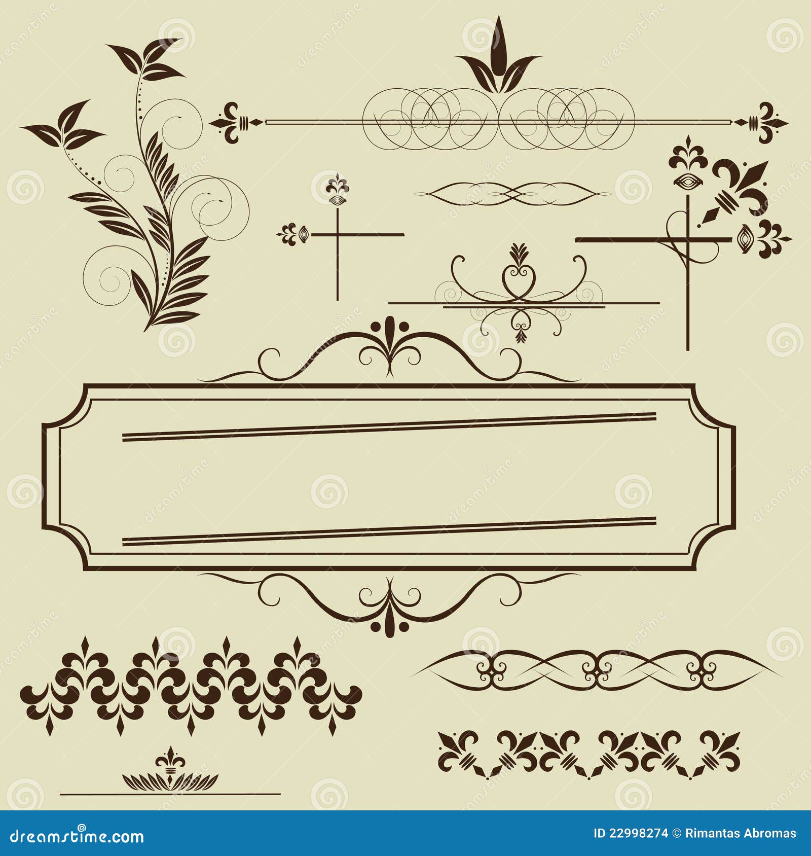 Design element stock vector. Illustration of classic - 22998274