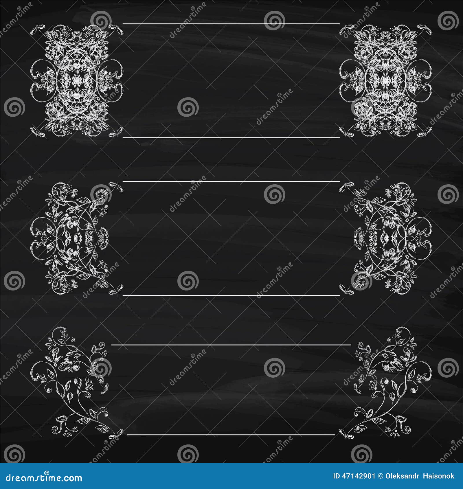 Design Element. Beauty Decorative Frame for Text Stock Vector ...