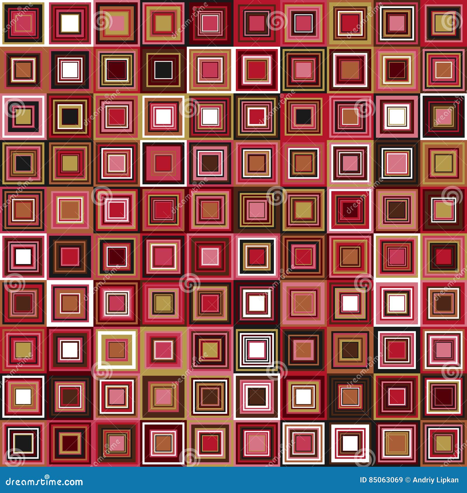 Design Element. Color Squares Seamless Pattern Stock Vector ...
