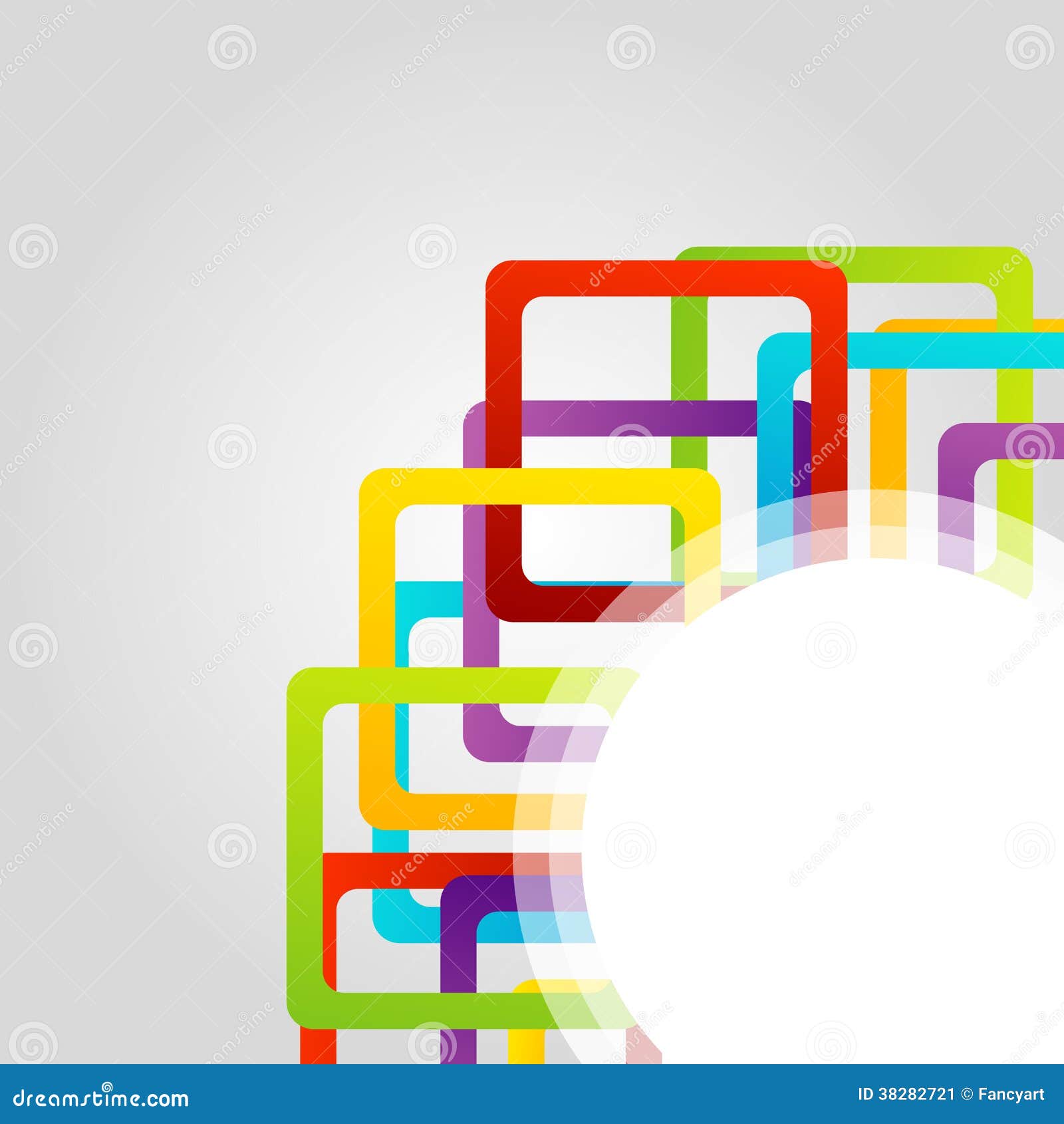 Design Element with Colorful Squares Stock Vector - Illustration of ...