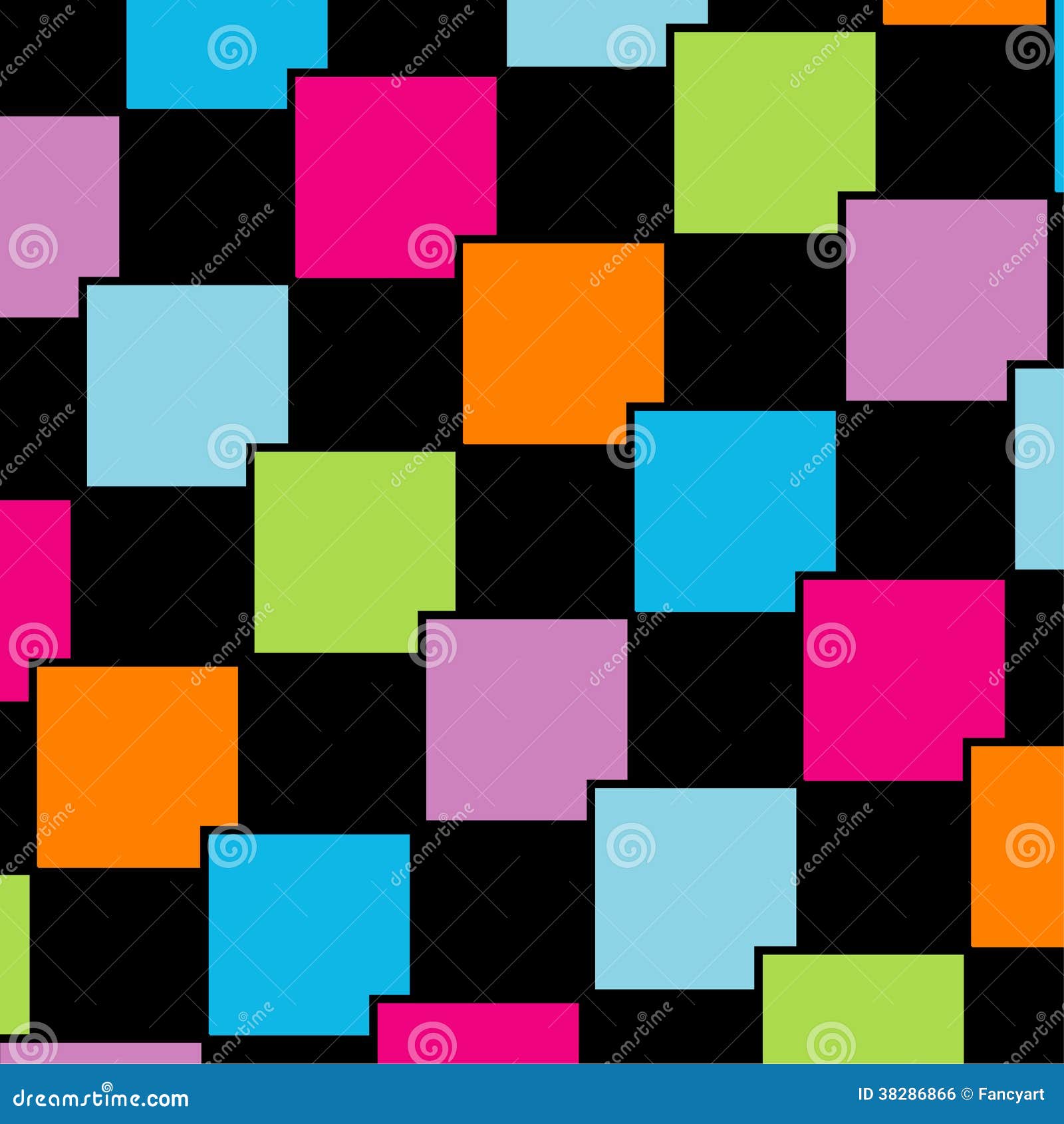 Design Element with Colorful Squares Stock Vector - Illustration of ...