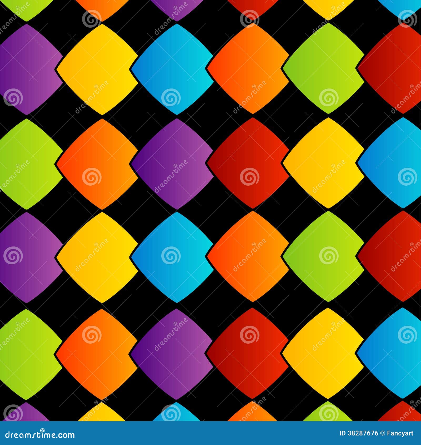 Design Element with Colorful Squares Stock Vector - Illustration of ...