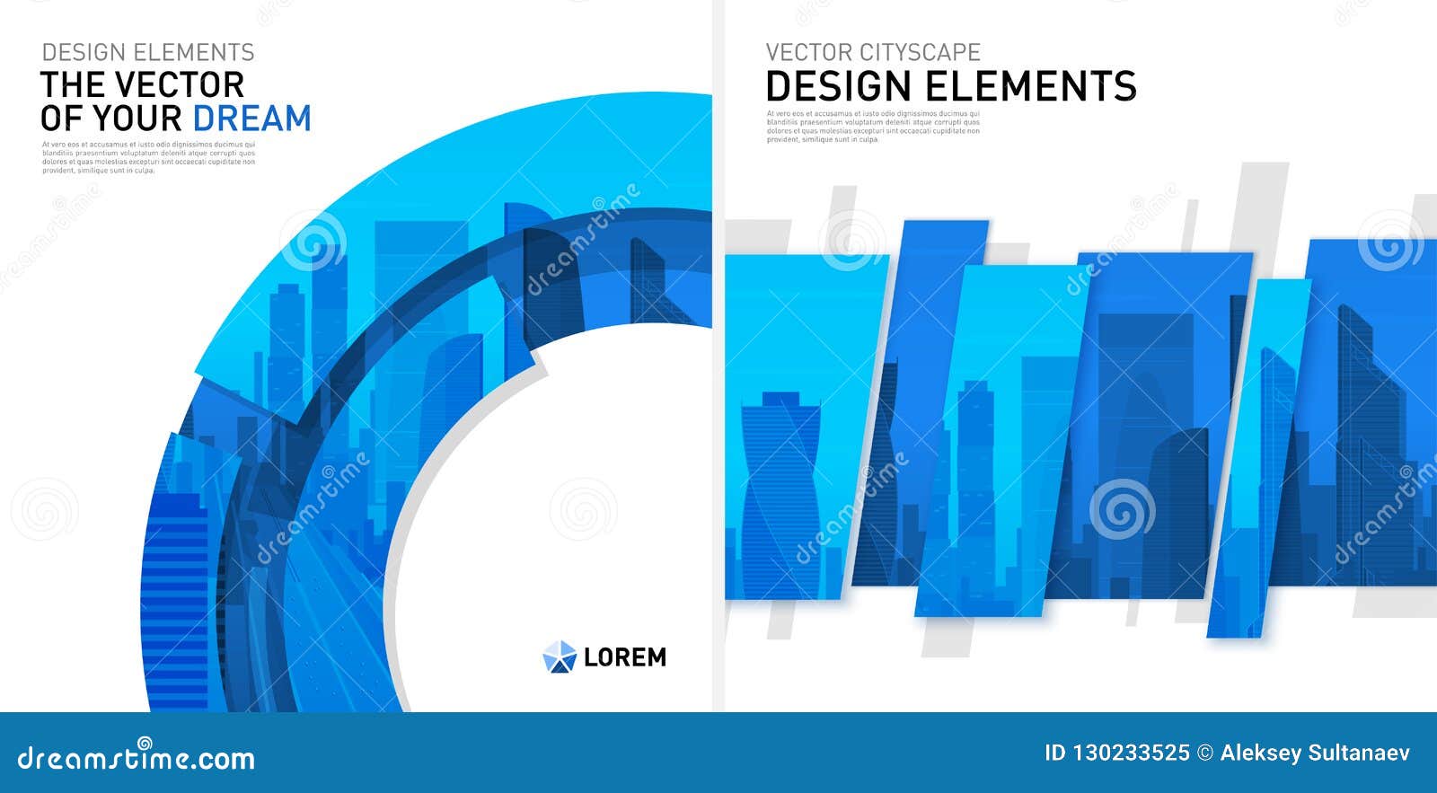 Design Element for Corporate Graphic Layout. Stock Vector ...