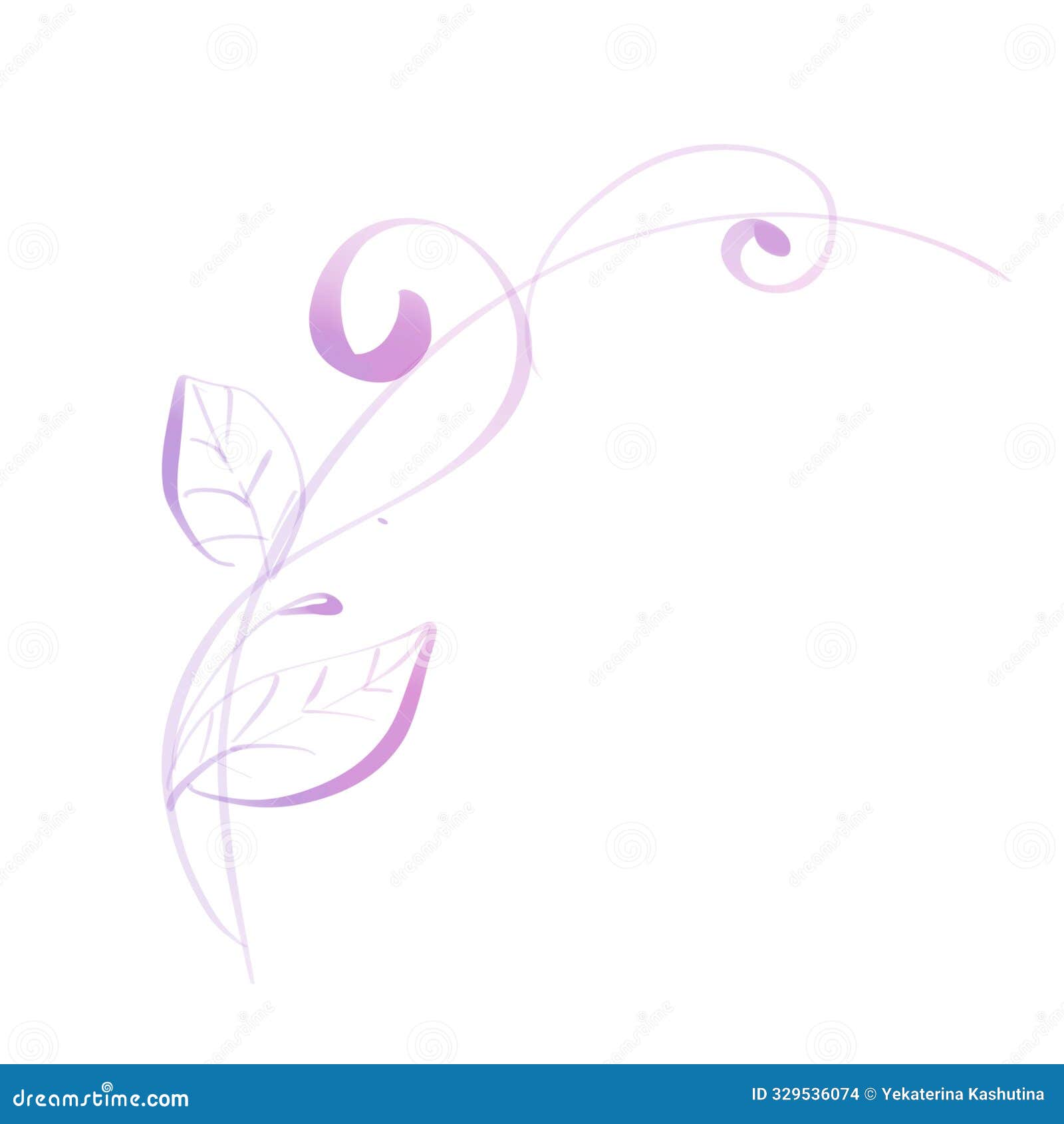 Design Element Curl in Doodle Style, Romance for Making Patterns ...