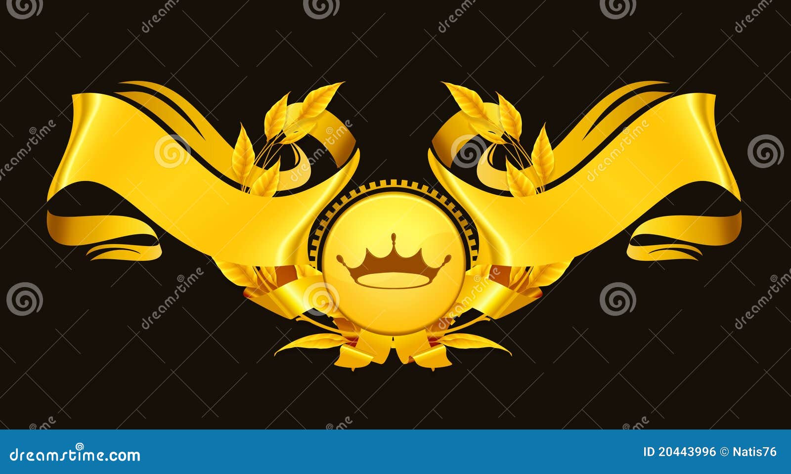 Design Element, Emblem Gold Stock Vector - Illustration of heraldry ...
