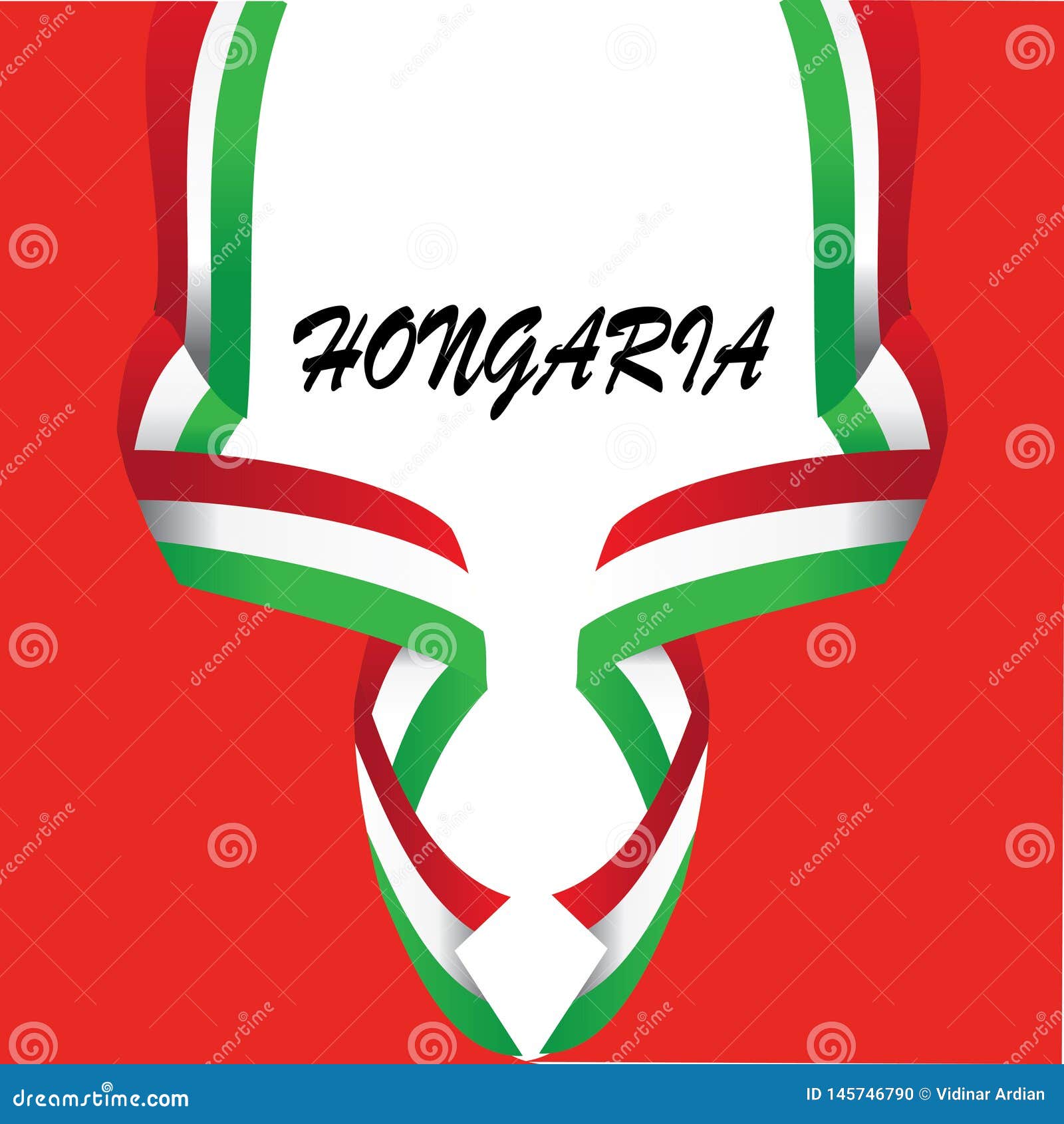 Design Element for HONGARIA National Flag - Vector Stock Illustration ...