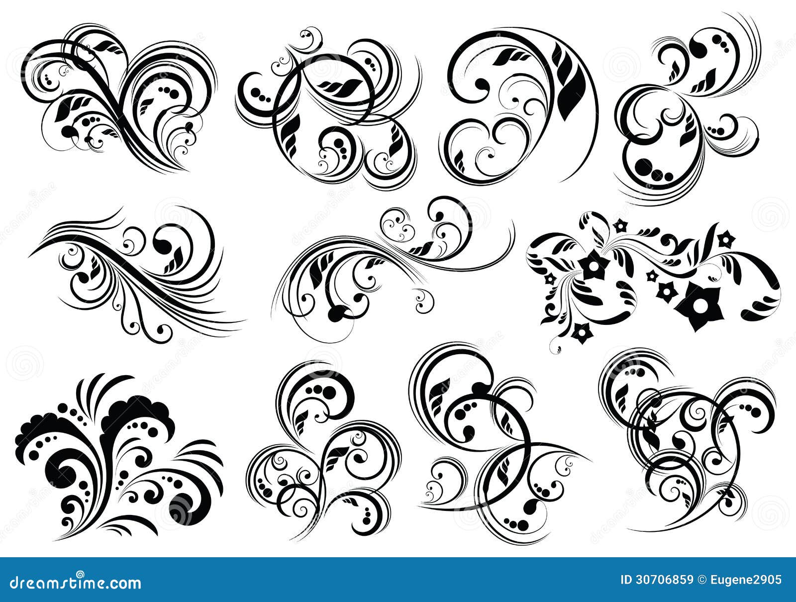Design element stock illustration. Illustration of scroll - 30706859
