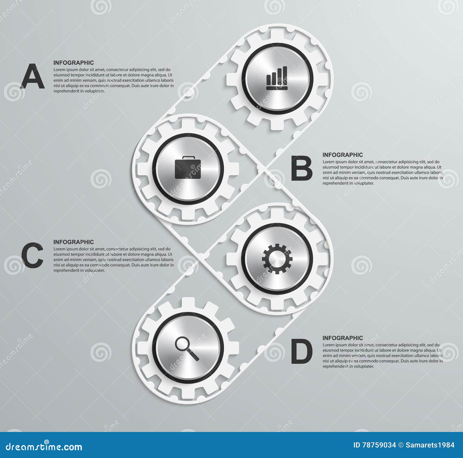 Design Element Infographics Or Information Brochure Of Engineering ...