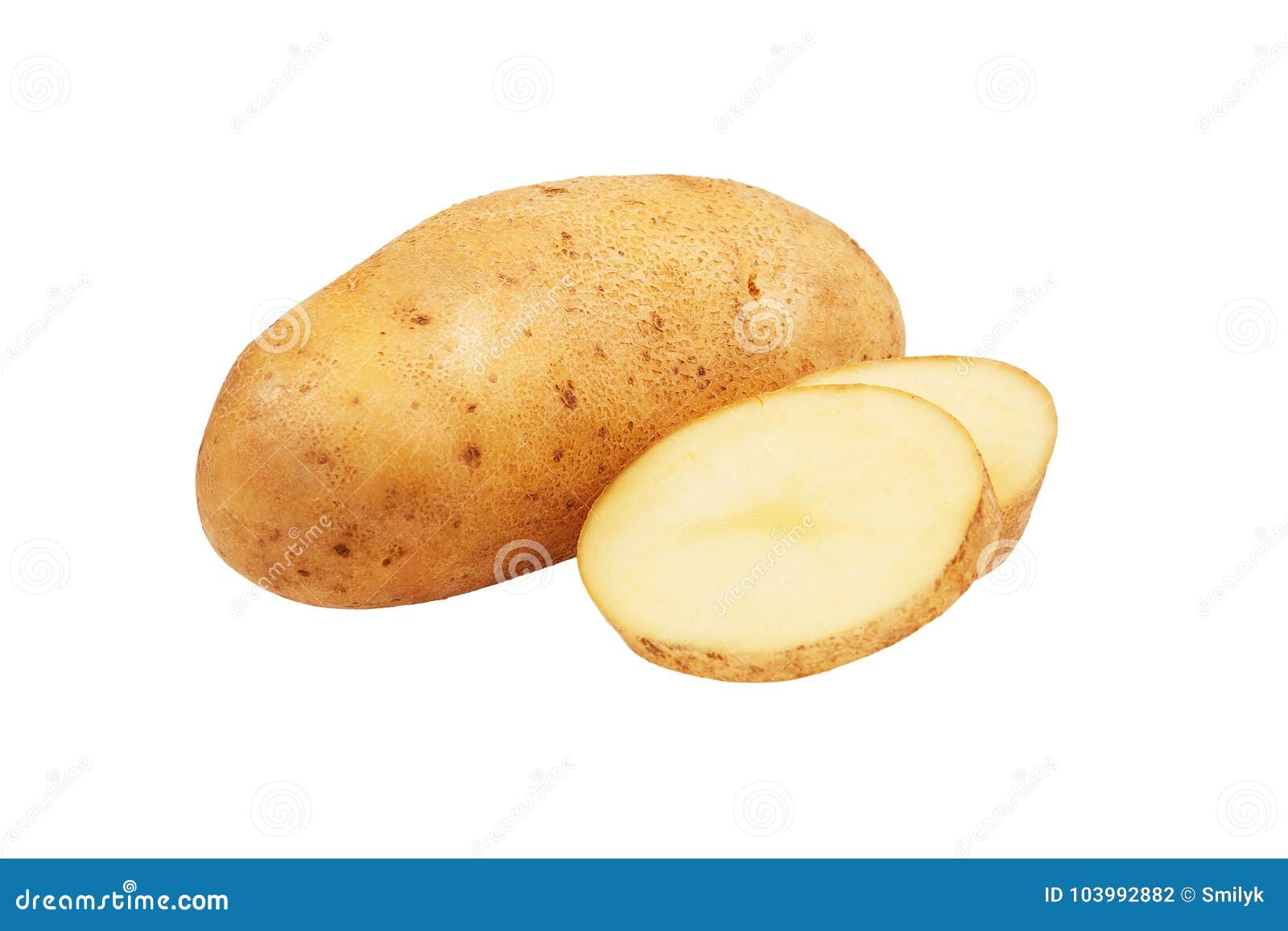 Design Element Potato Isolated on White Background. Stock Photo - Image ...