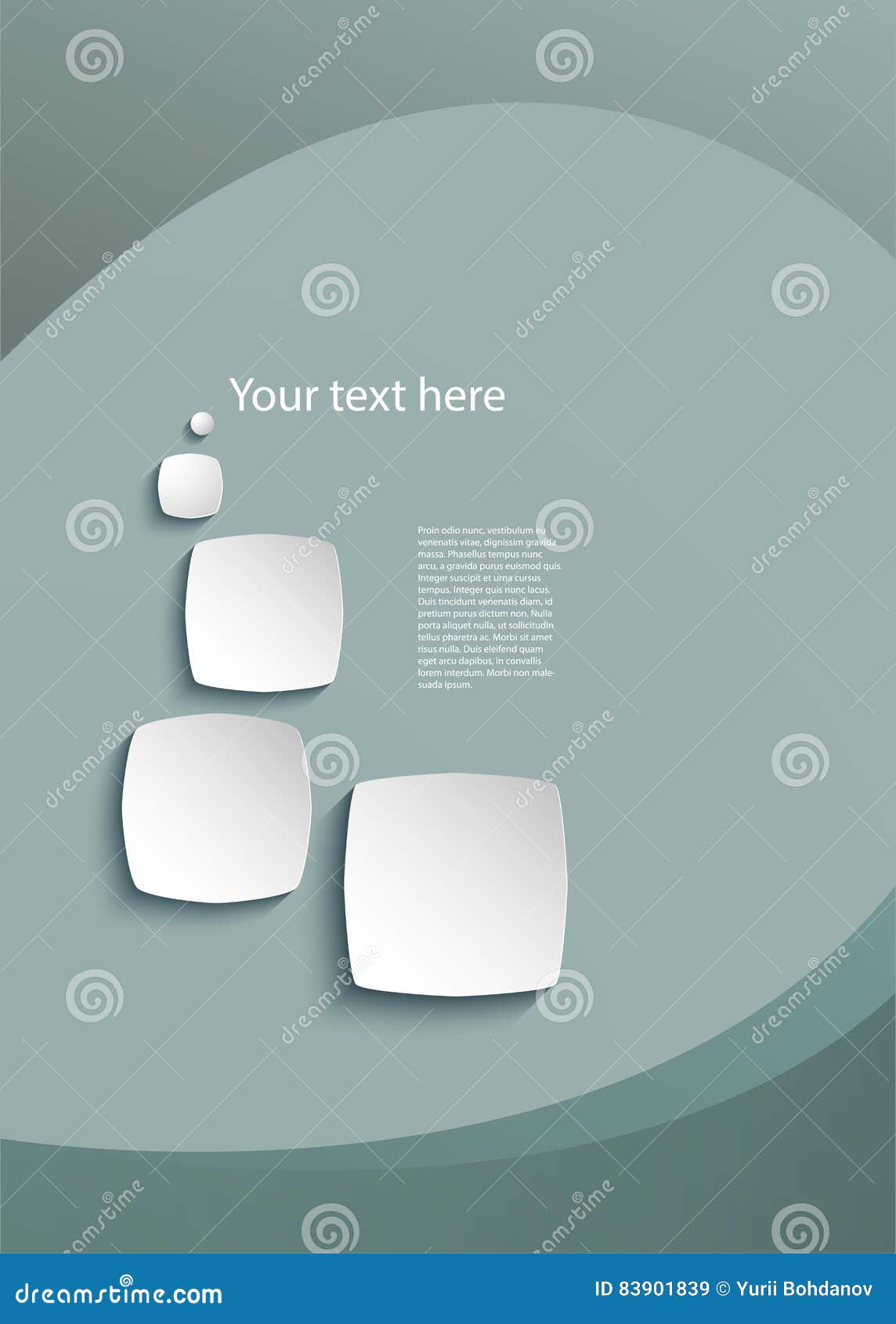 Design Element Template Presentation Business01 Stock Vector ...