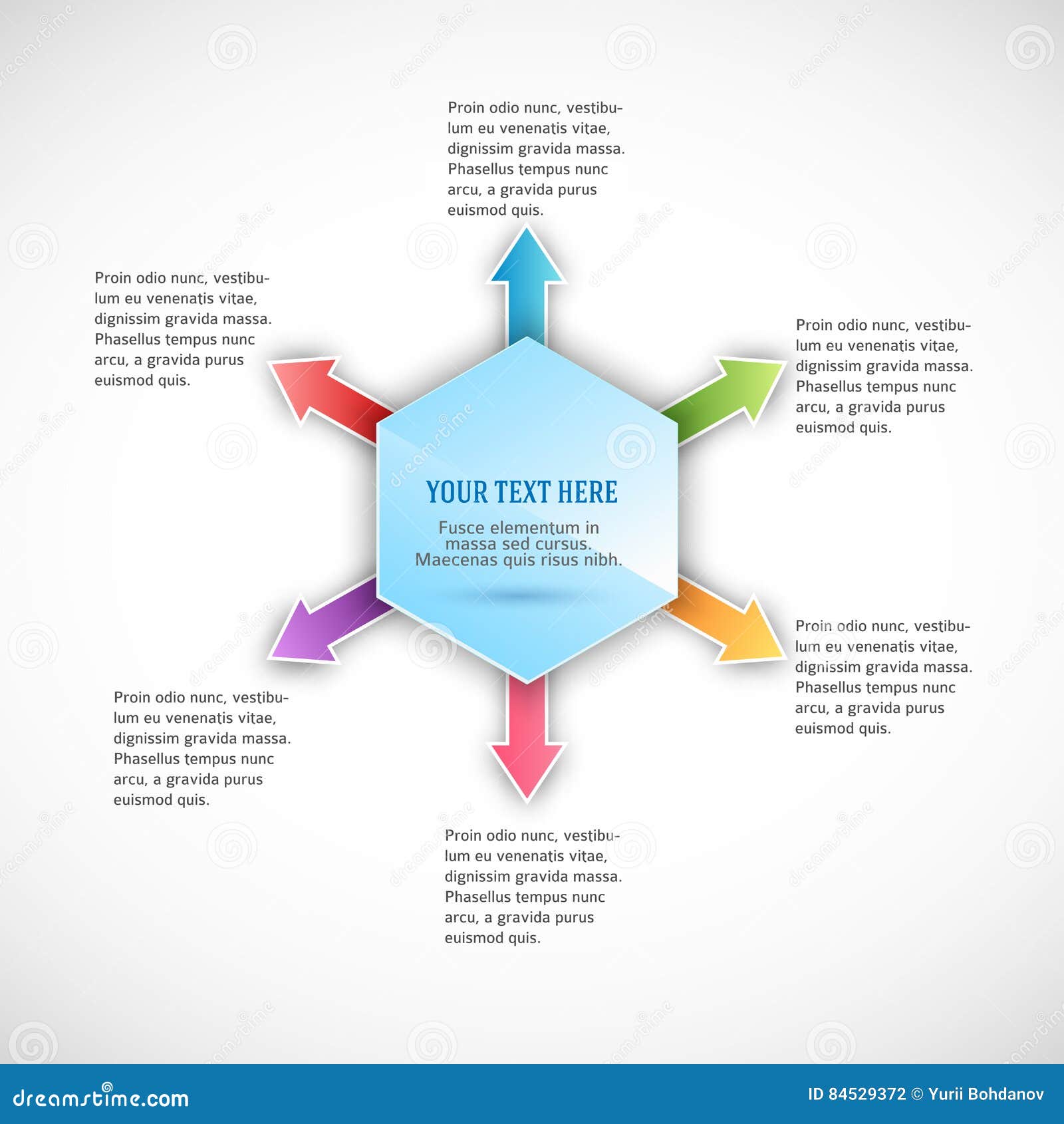 Design Element Template Presentation Guide08 Stock Vector ...