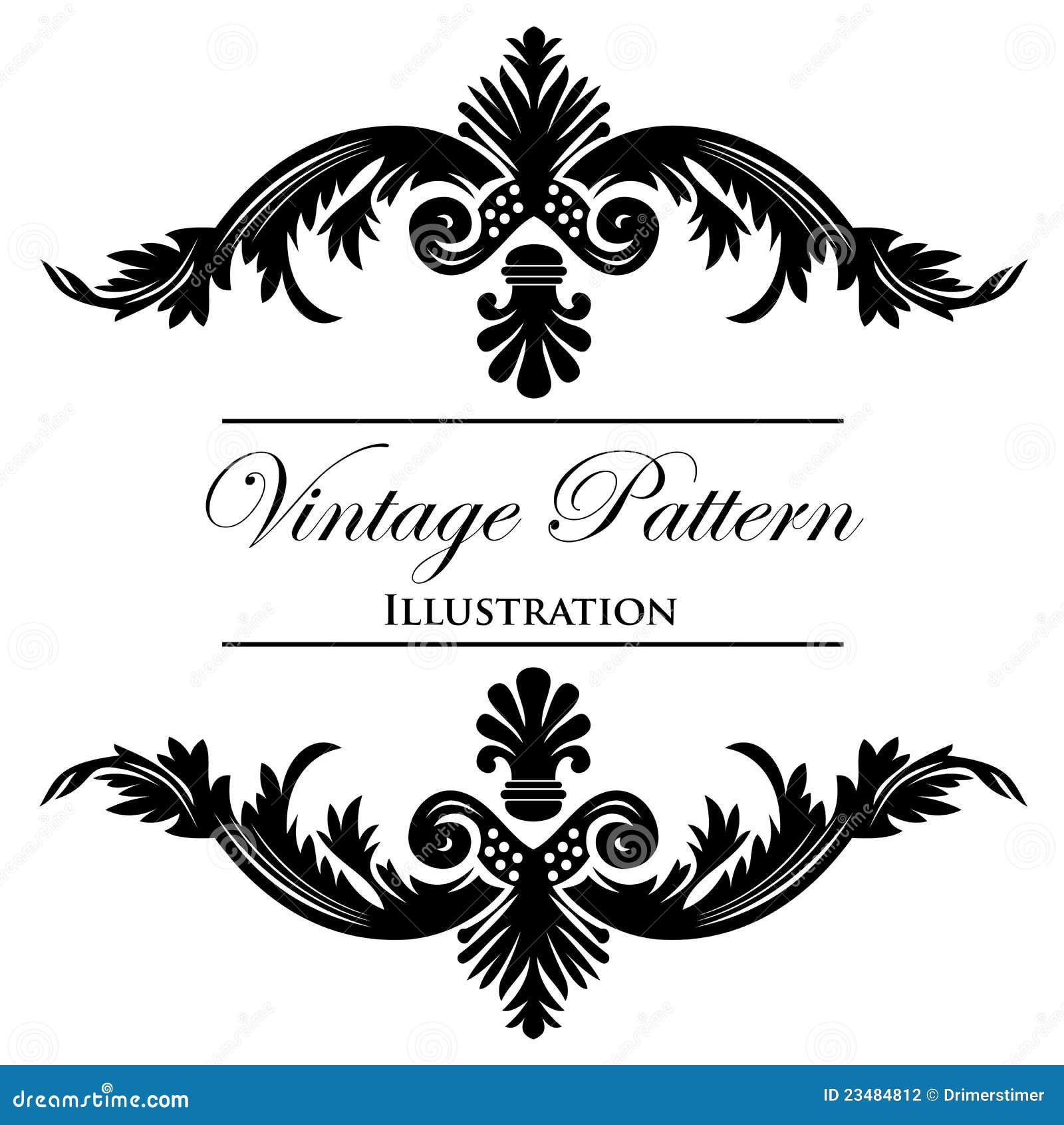 Design Element on a White Background Stock Illustration - Illustration ...