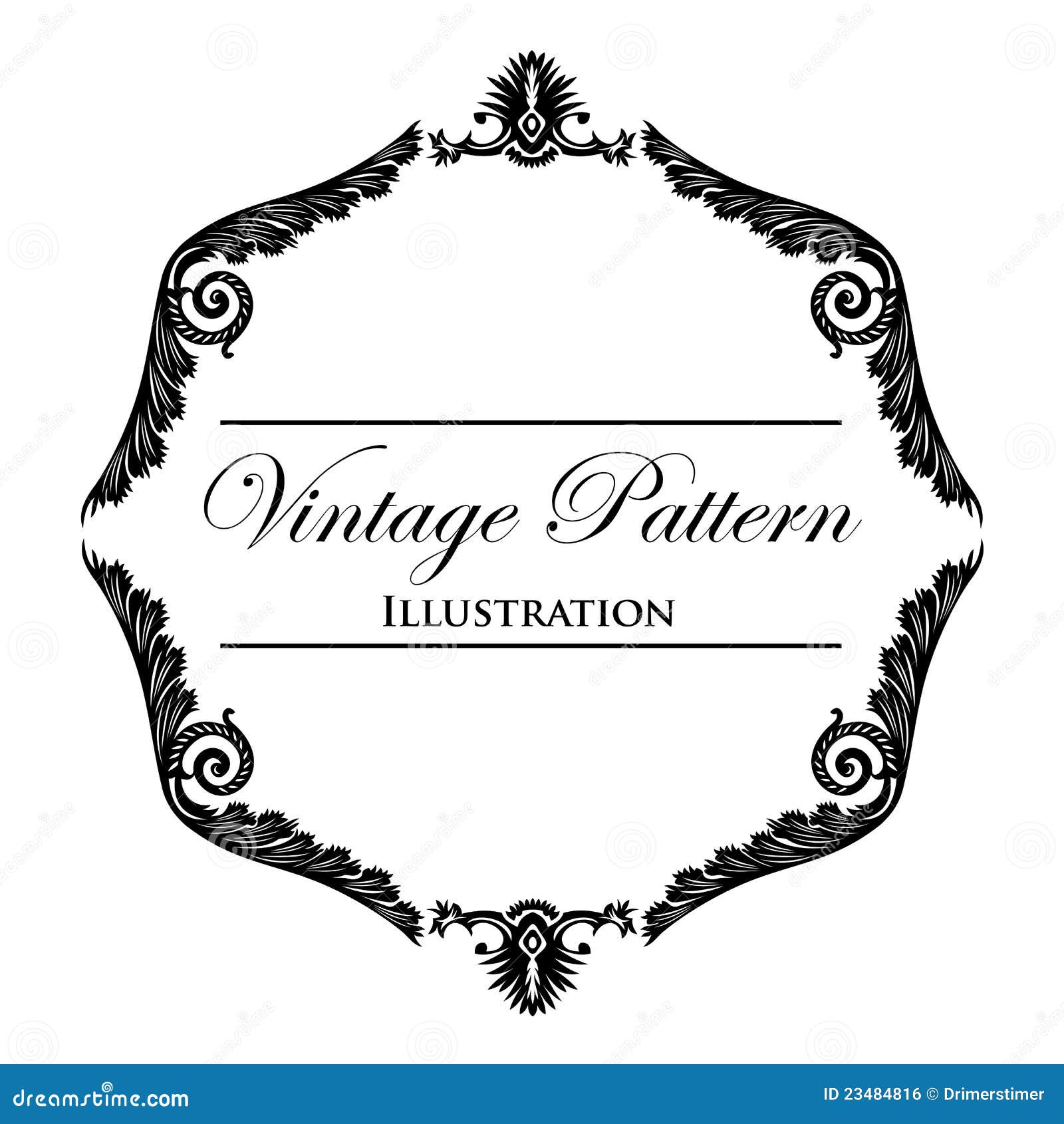 Design Element on a White Background Stock Illustration - Illustration ...