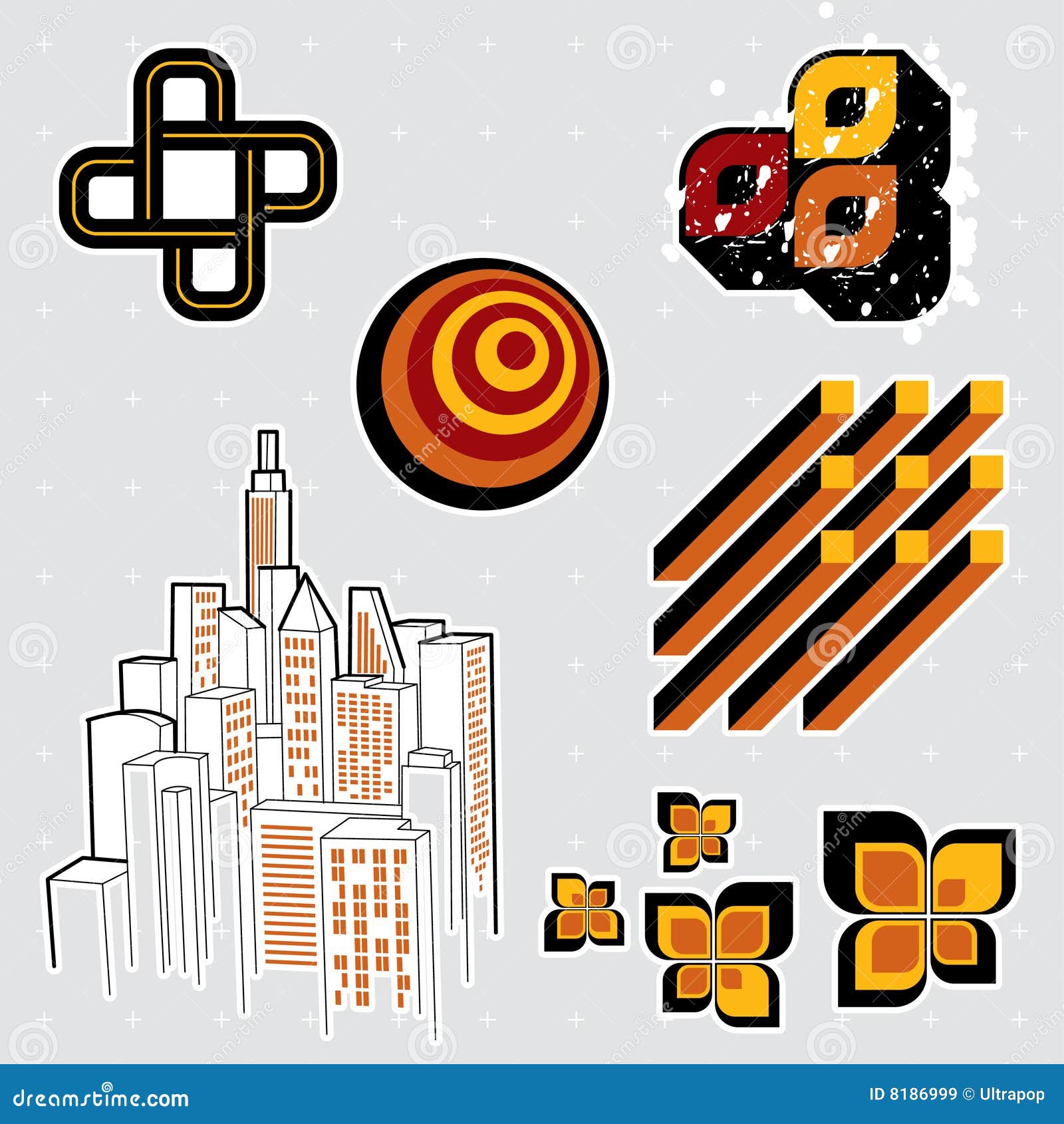 Design elements #1 stock vector. Illustration of advertising - 8186999