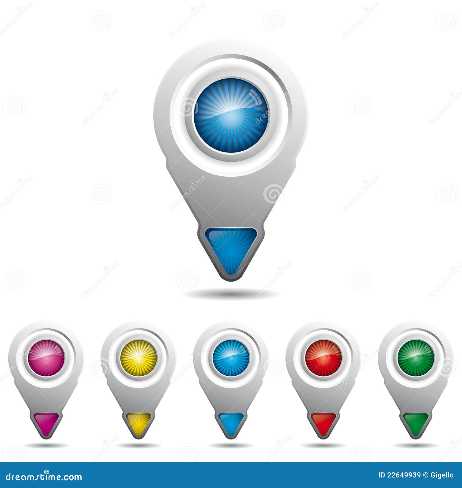 Design elements stock vector. Illustration of pointer - 22649939