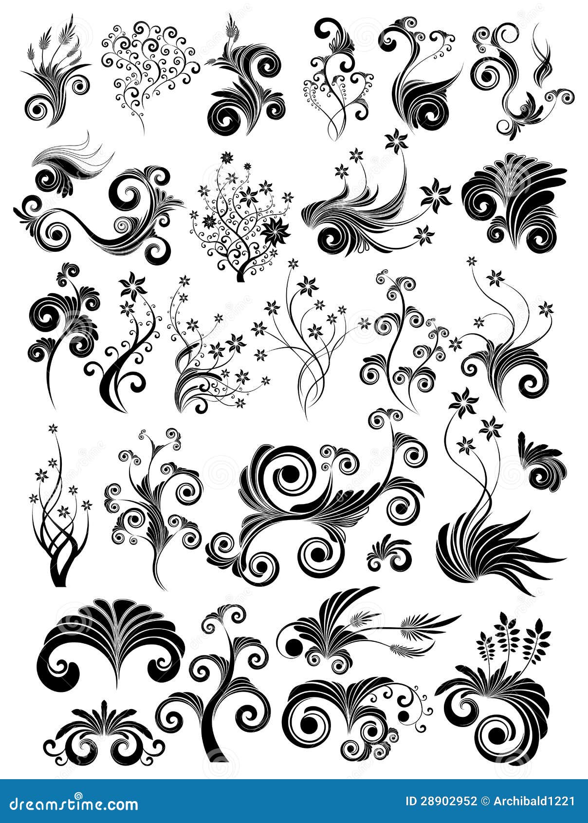 Design elements stock vector. Illustration of design - 28902952