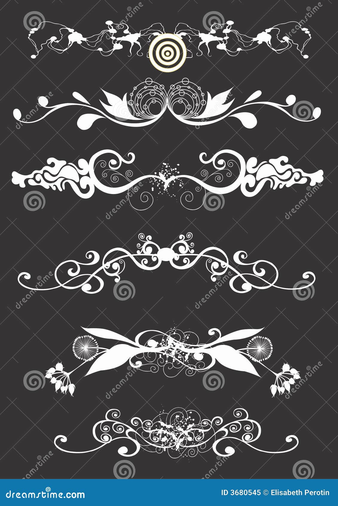 Design elements stock vector. Illustration of fancy, element - 3680545