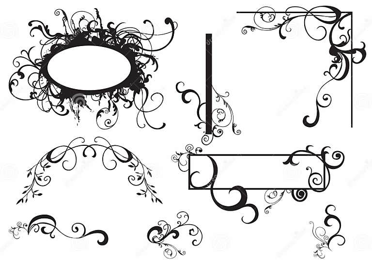 Design elements stock vector. Illustration of clip, pattern - 4860464