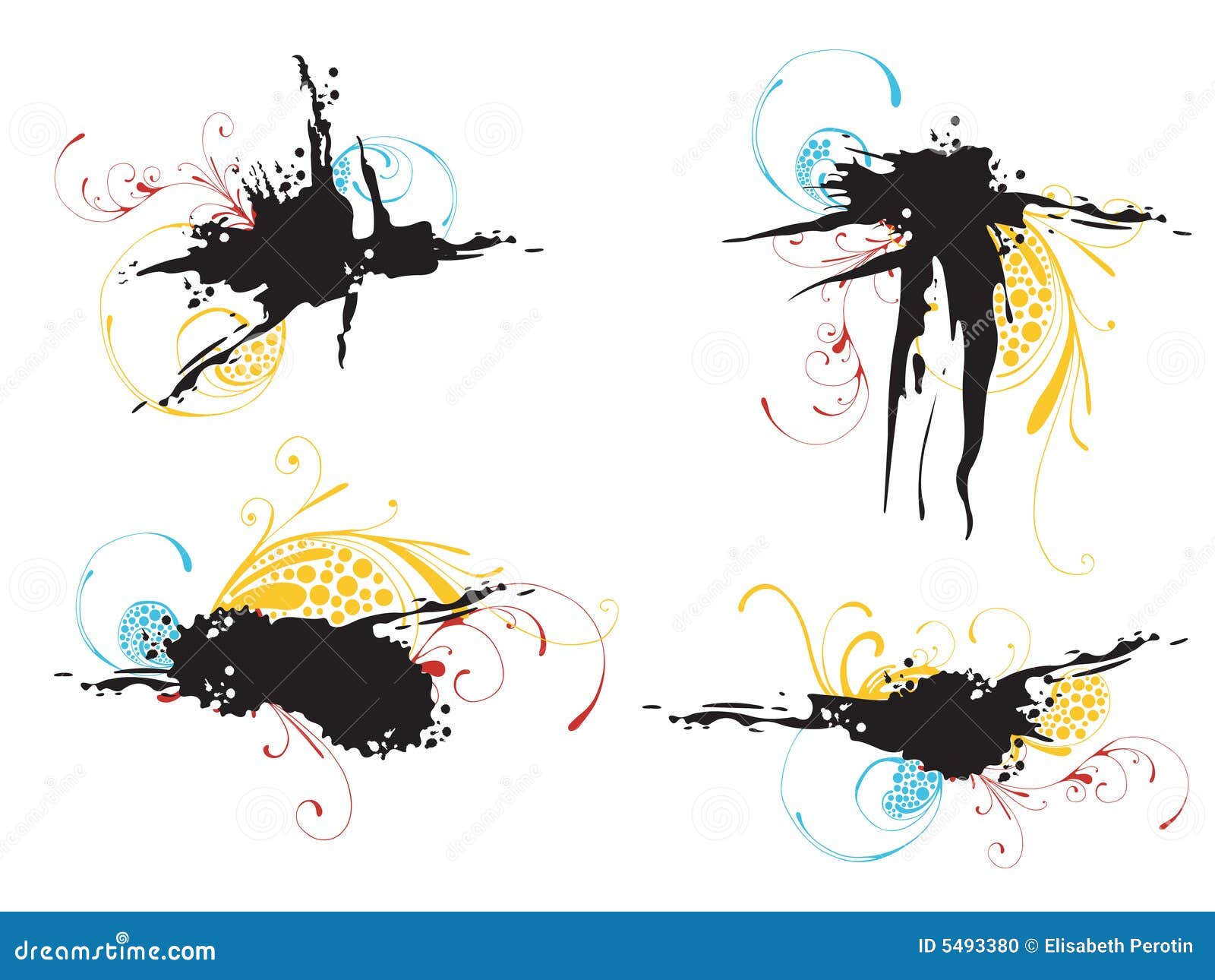 Design elements stock vector. Illustration of fancy, clip - 5493380