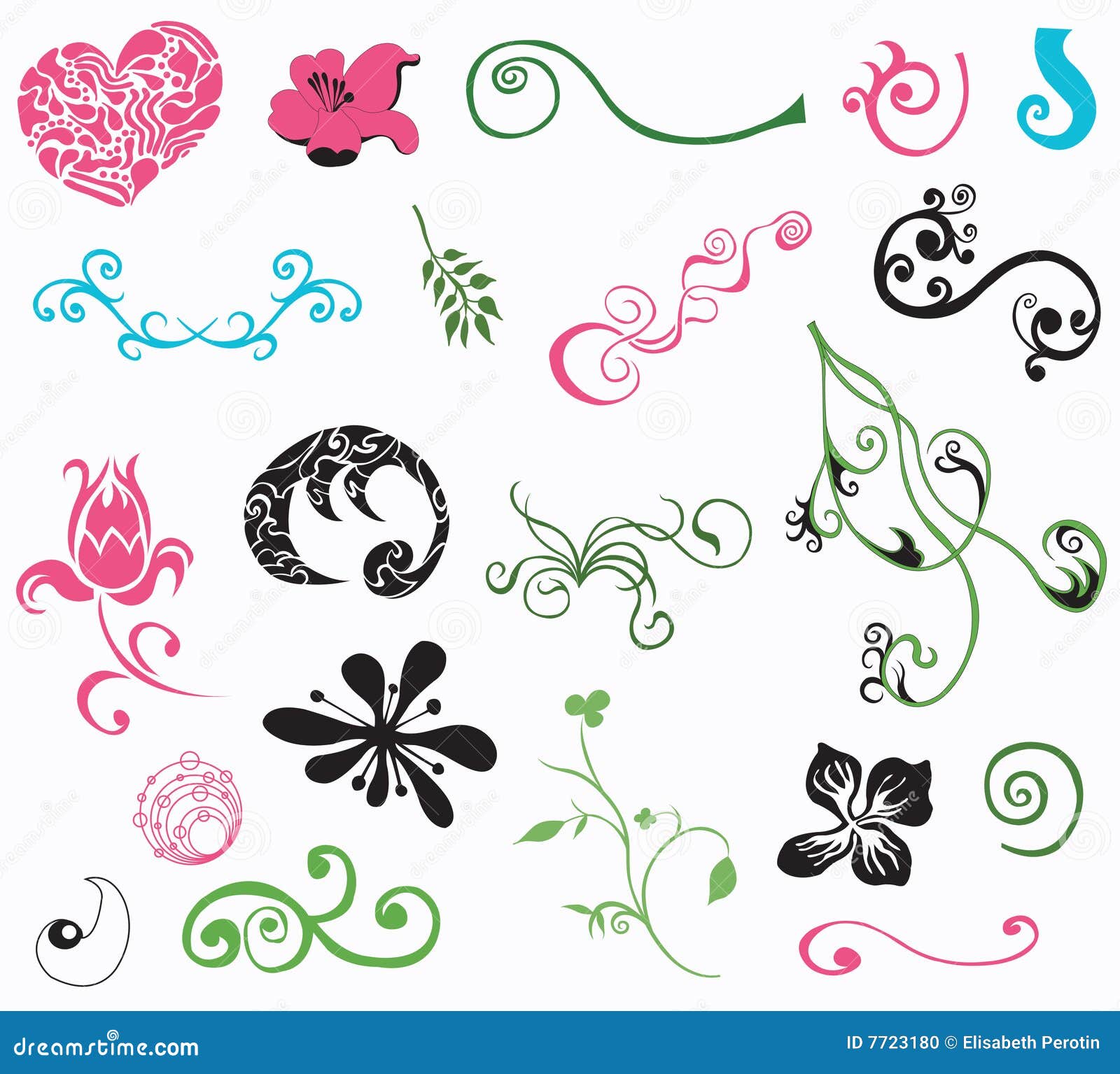 Design elements stock vector. Illustration of pattern - 7723180