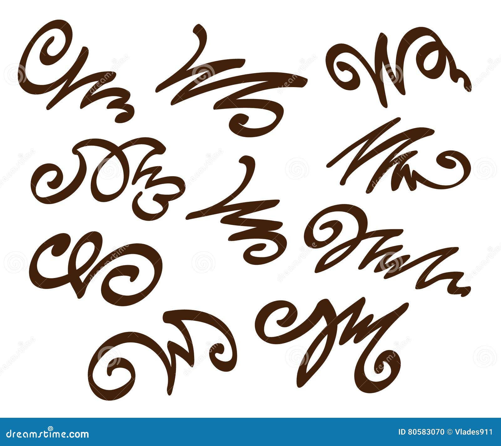 Design Elements.Brown . Vector Illustration. Stock Vector ...