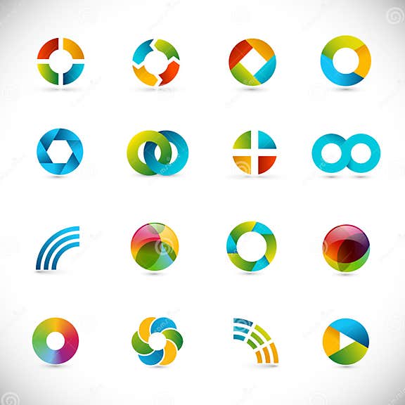 Design elements - circles stock vector. Illustration of creative - 18710333