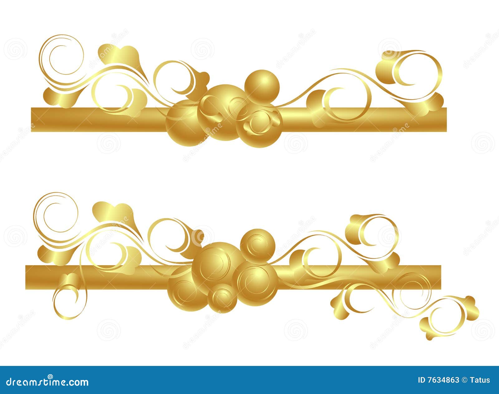 Design elements in gold. stock vector. Illustration of calligraphic ...