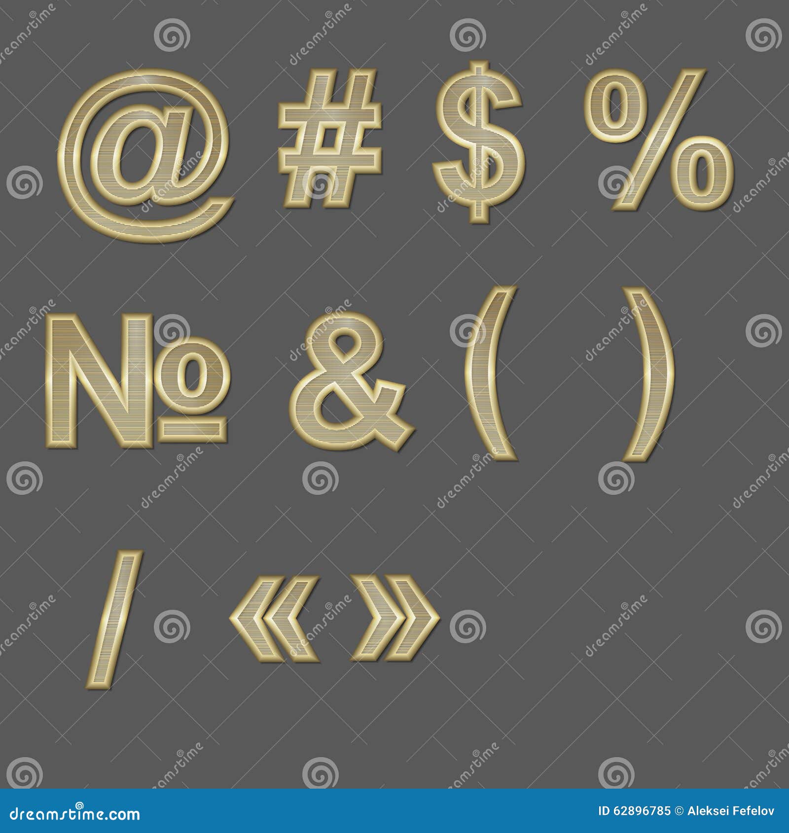 Set Of Font And Symbols Made Of Walnut, 3d Rendering, Typography And ...