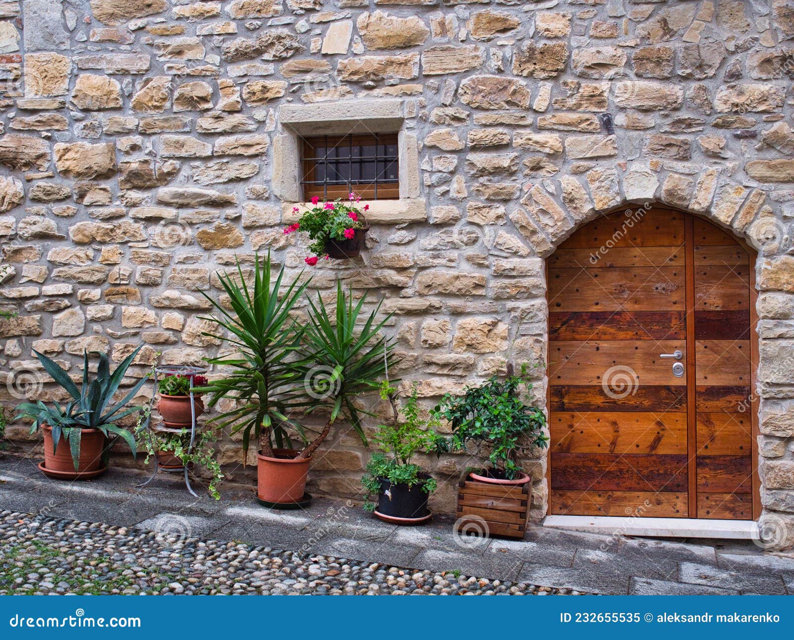 Design Elements of the Green Zone in the Garden Stock Image - Image of ...